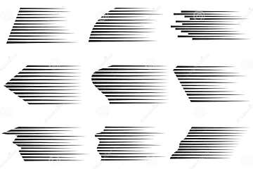 Vector speed lines stock illustration. Illustration of horizontal ...