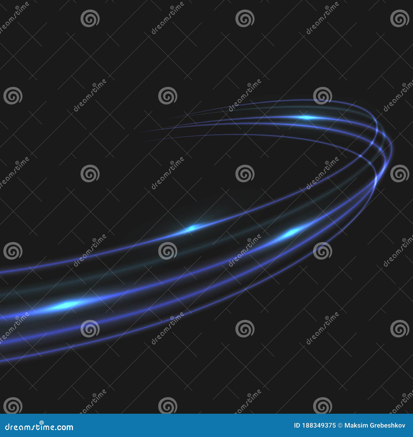 Vector Speed Ray Light Tracing Effect Stock Illustration - Illustration ...