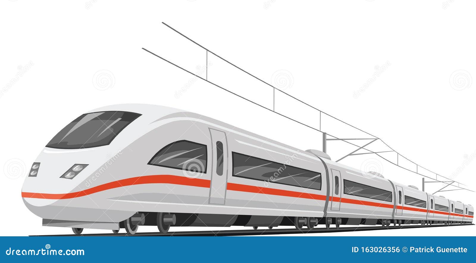 Vector of speed train stock vector. Illustration of transportation ...