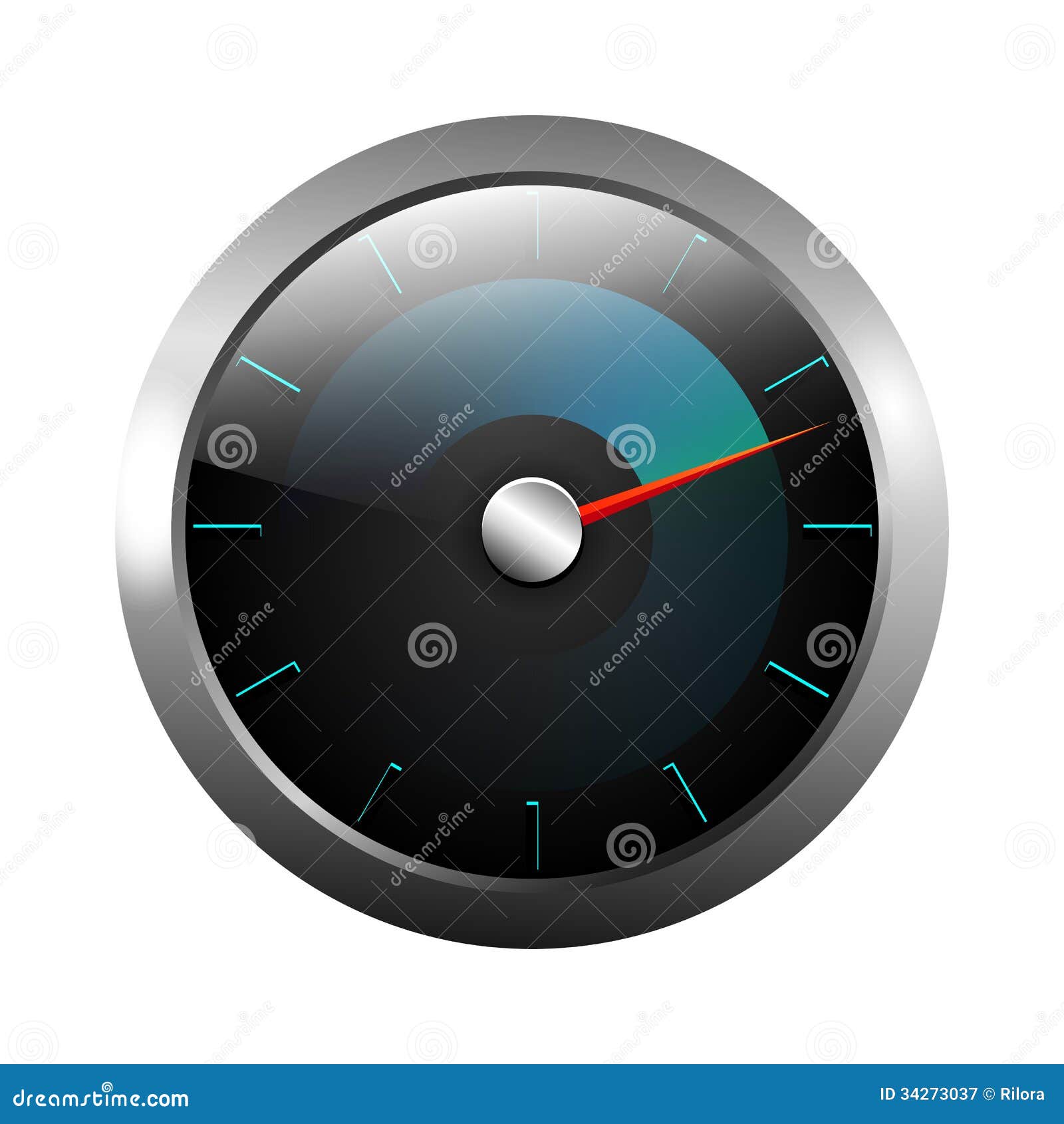 A Vector Speedometer Illustration Design. Stock Vector - Illustration ...