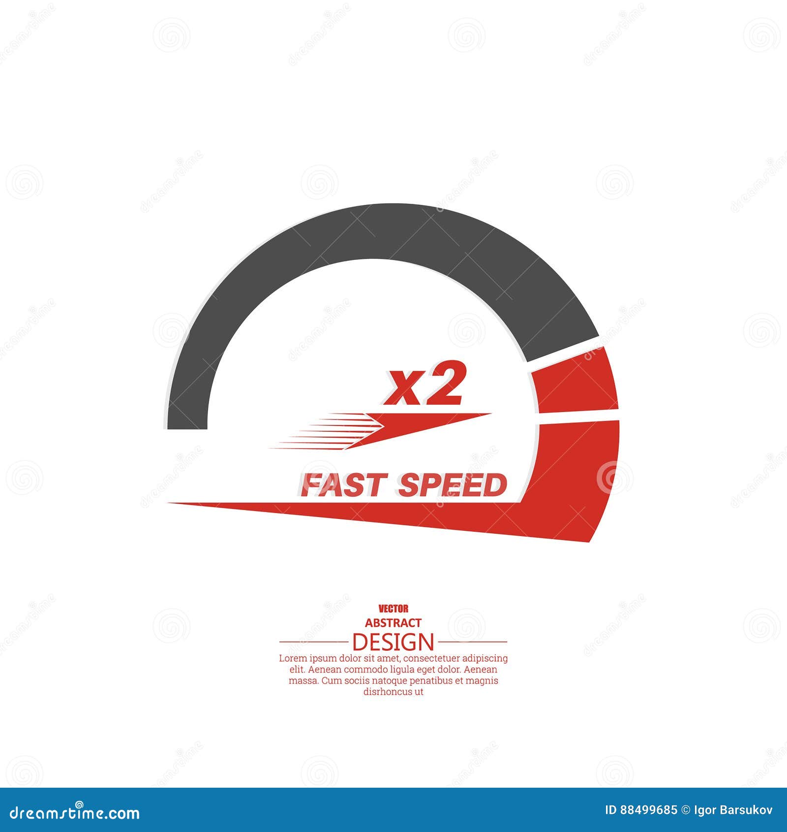 Vector speedometer scale stock vector. Illustration of arrow - 88499685