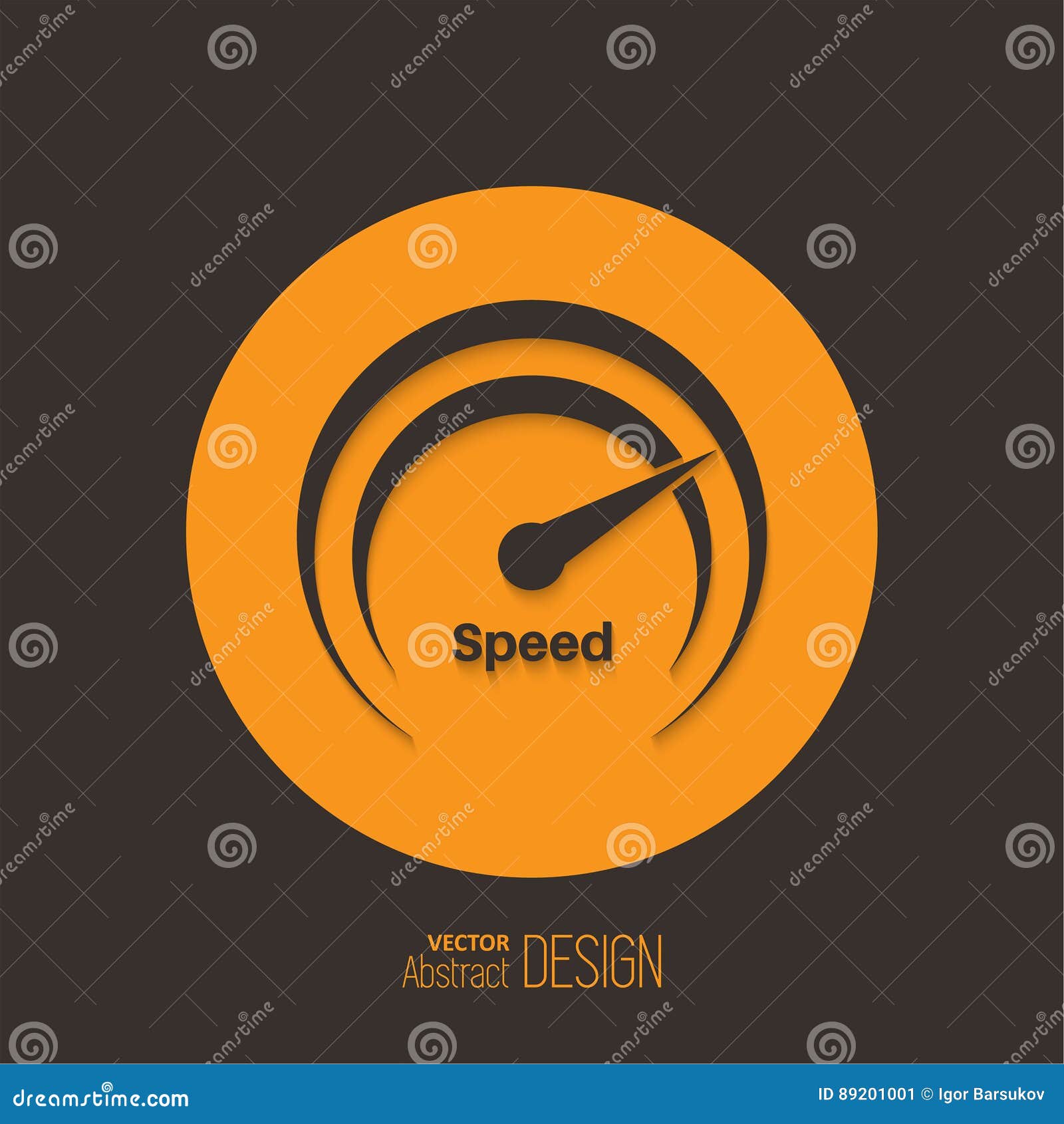 Speedometer Scale With Numbers. Vector Illustration Isolated On White ...