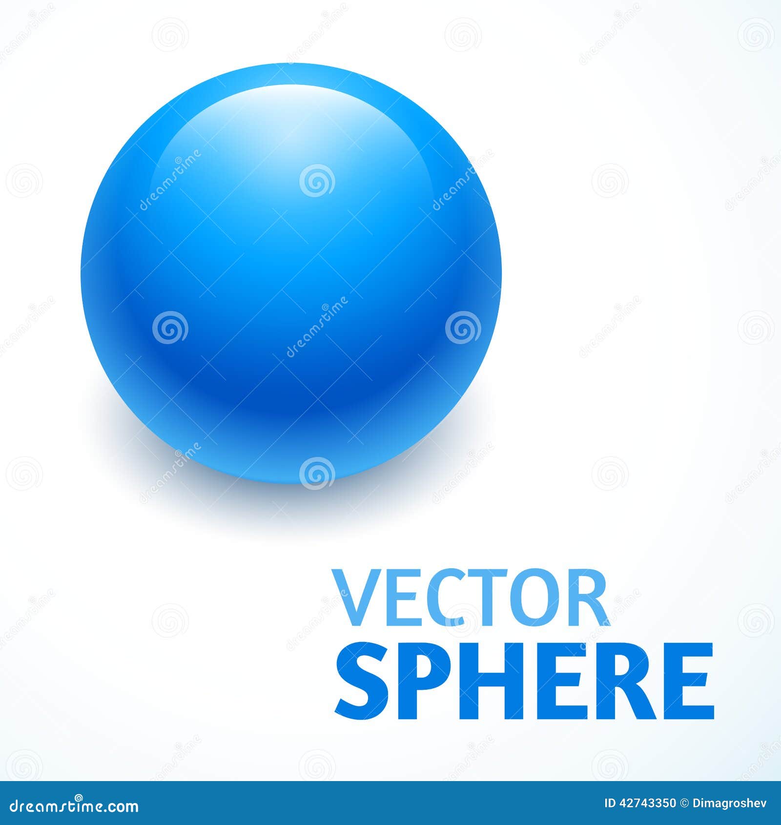 Vector Sphere Abstract with Text Stock Illustration - Illustration of ...