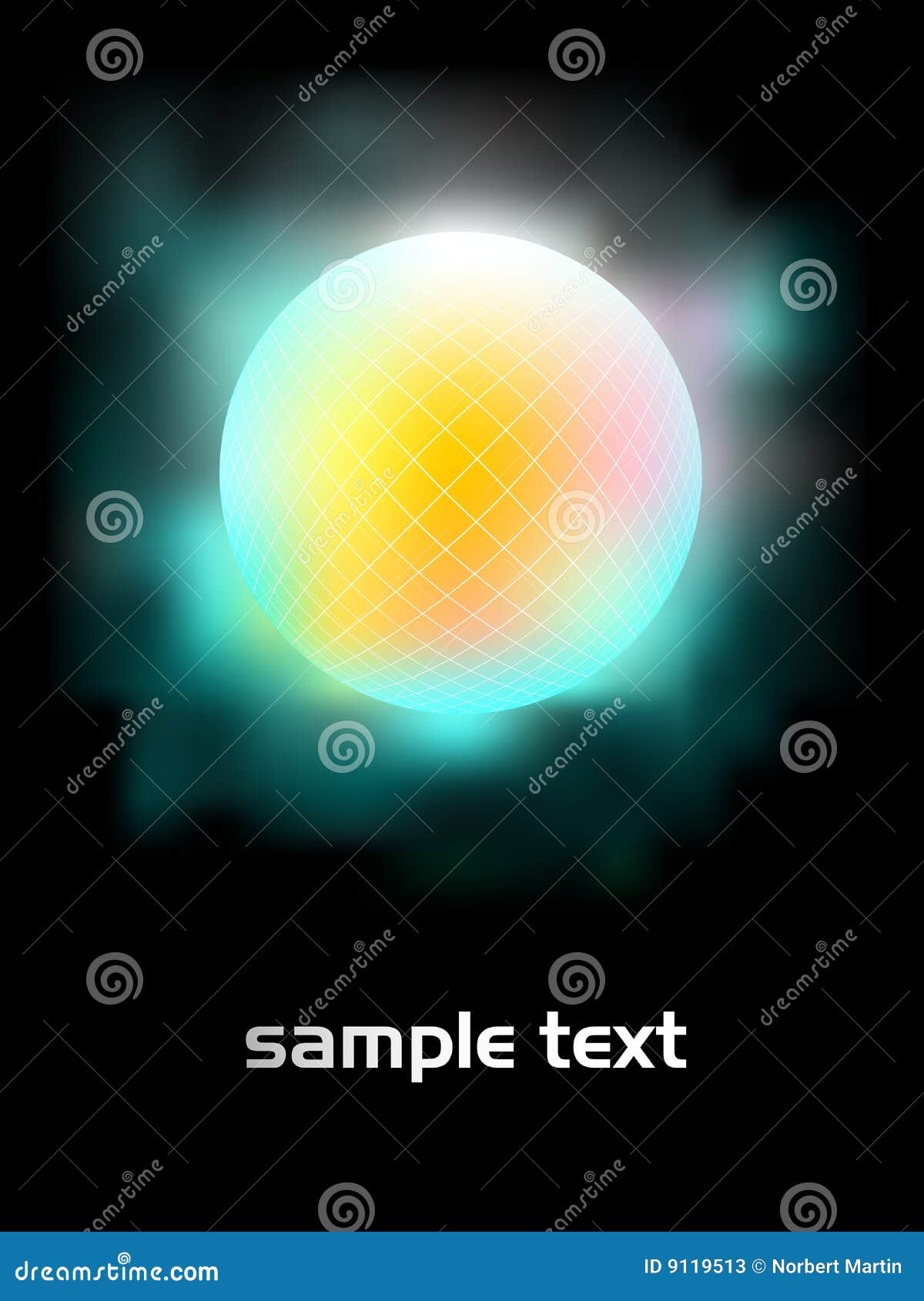Vector sphere illustration stock vector. Illustration of reflect - 9119513