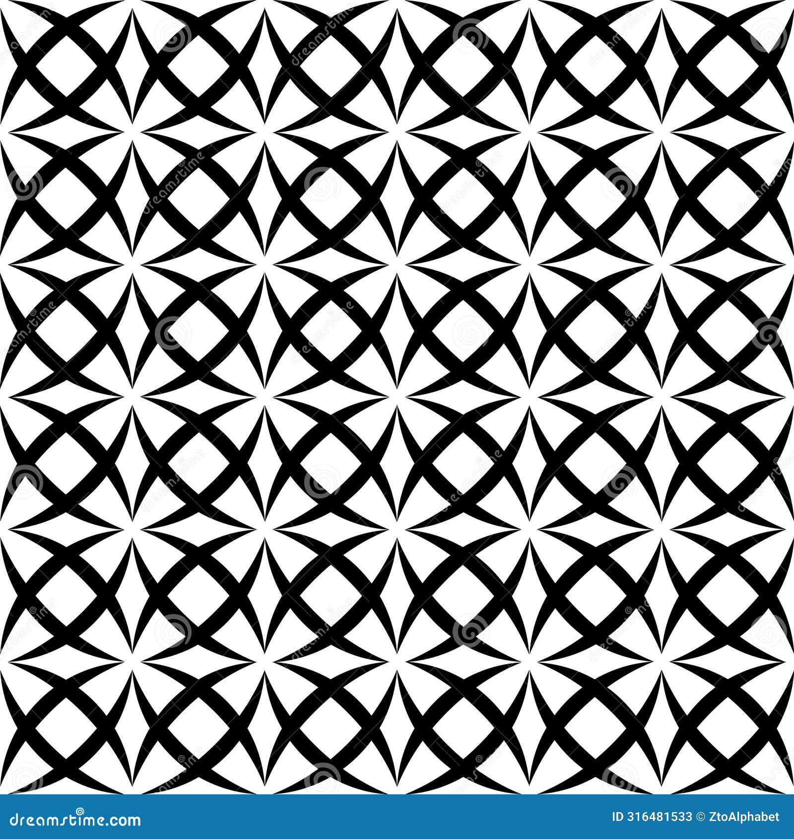 Optical Illusion Seamless Pattern Stock Vector - Illustration of ...
