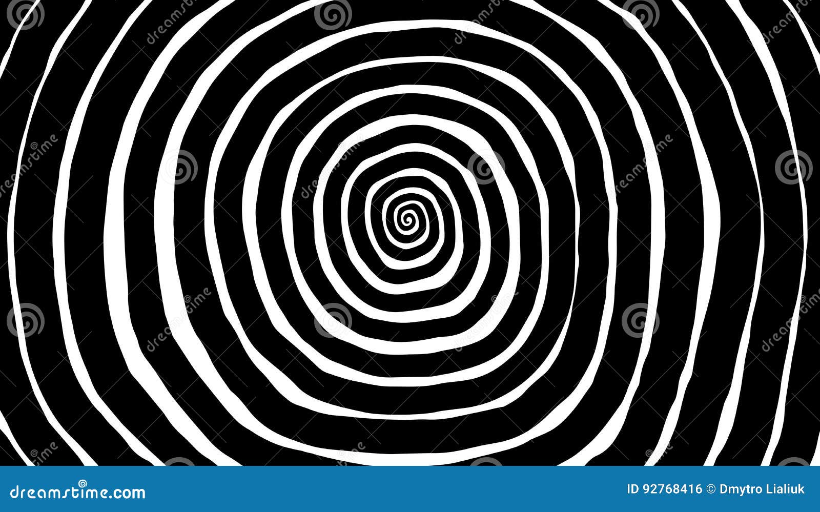 Vector Spiral, Background. Hypnotic, Dynamic Vortex. Stock Illustration ...