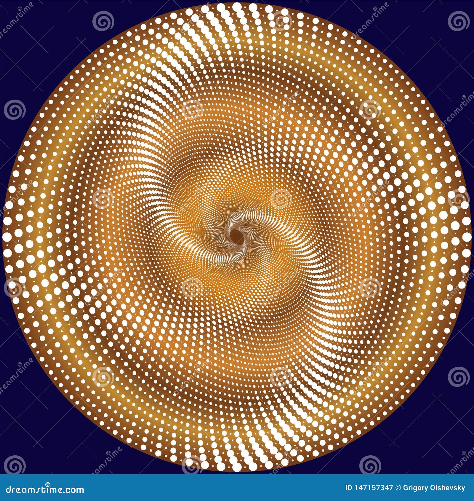 Vector Spiral Pattern or Texture Stock Vector - Illustration of blot ...