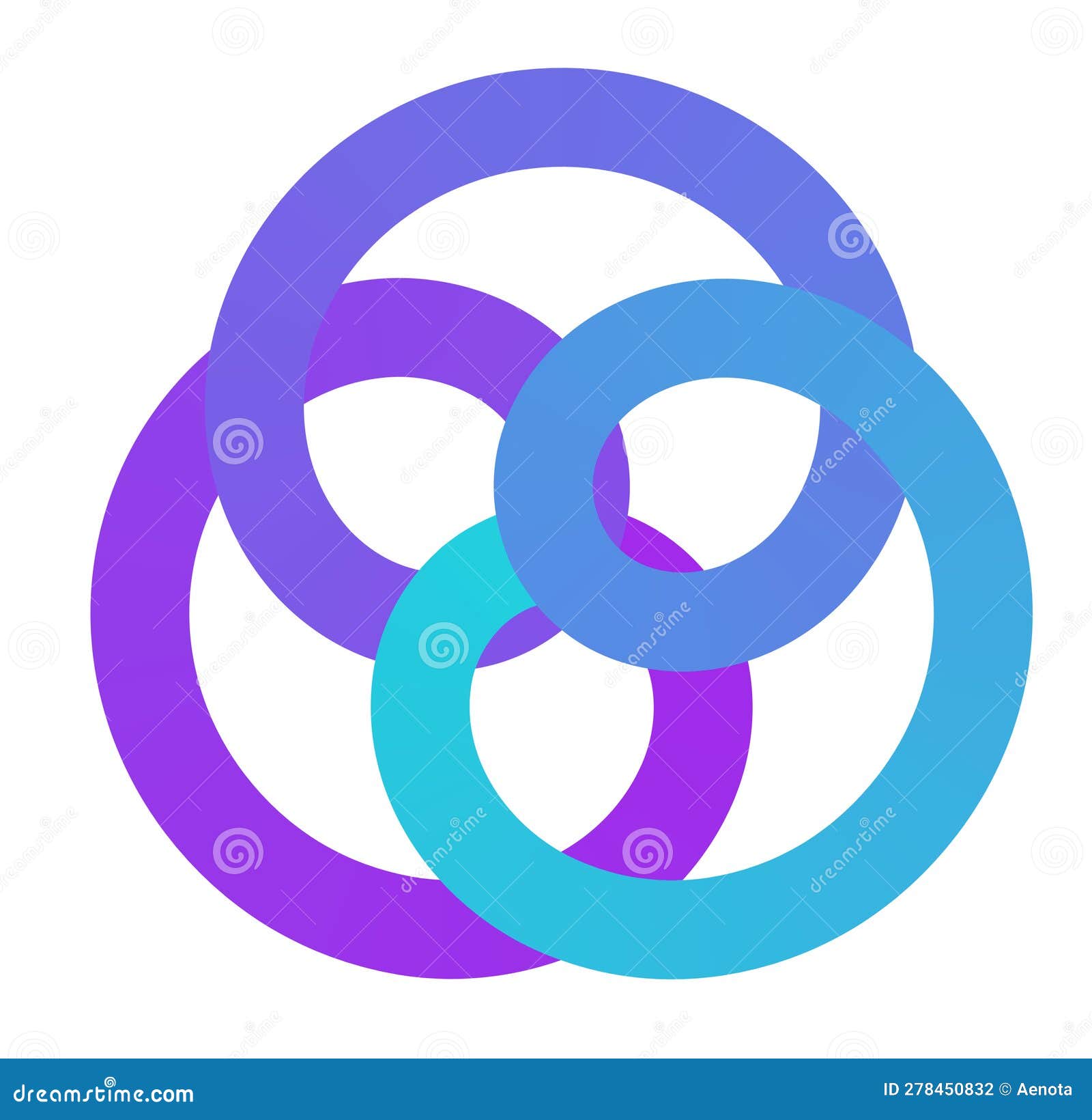 Vector Spirograph Laconic Gradient Logotype Math Curve Logo Concept ...