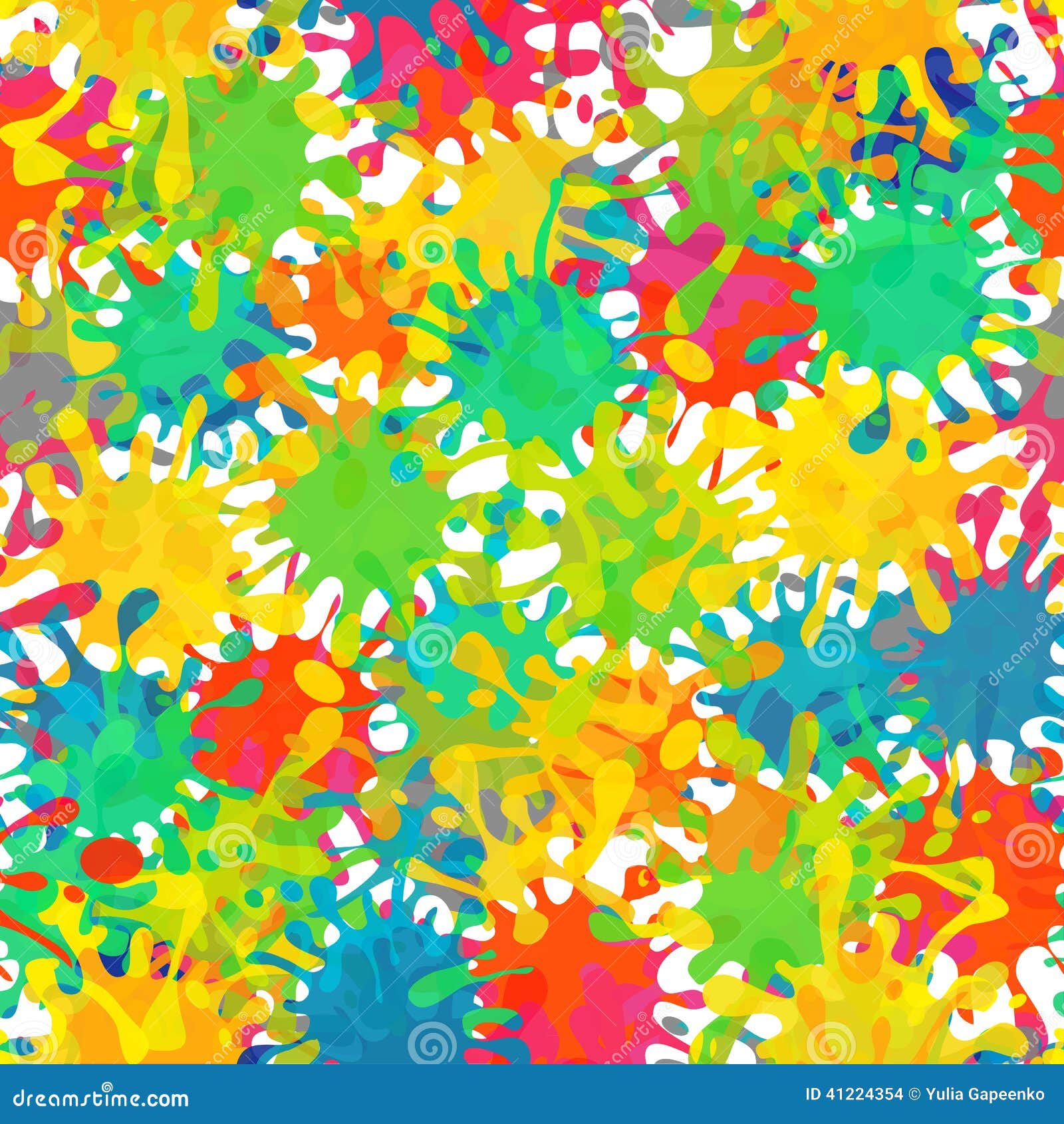 Vector Splash Abstract Seamless Pattern Background Stock Vector ...