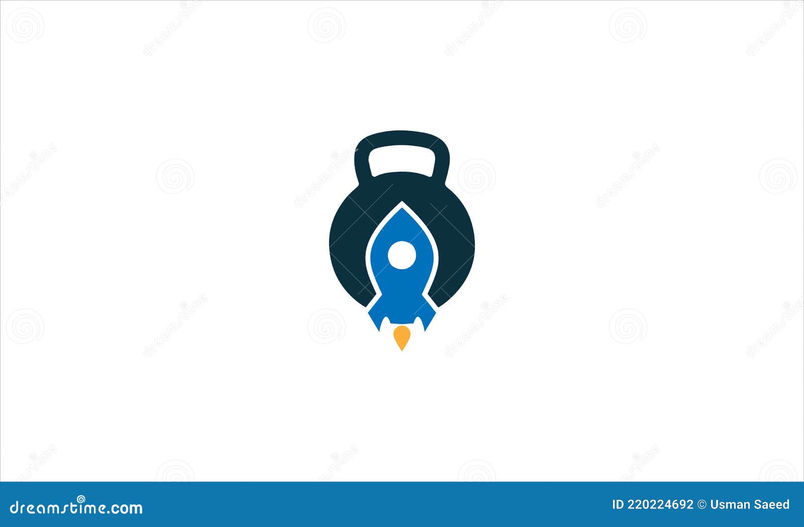 Vector Sport and Rocket Icon Logo Design Illustration Stock Vector ...
