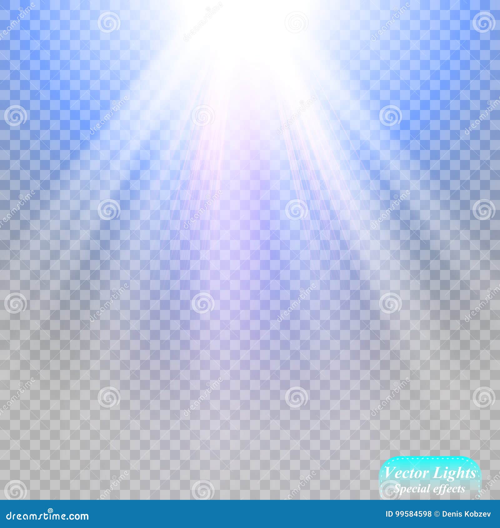 Vector Spotlight. Light Effect. Stock Vector - Illustration of beam ...
