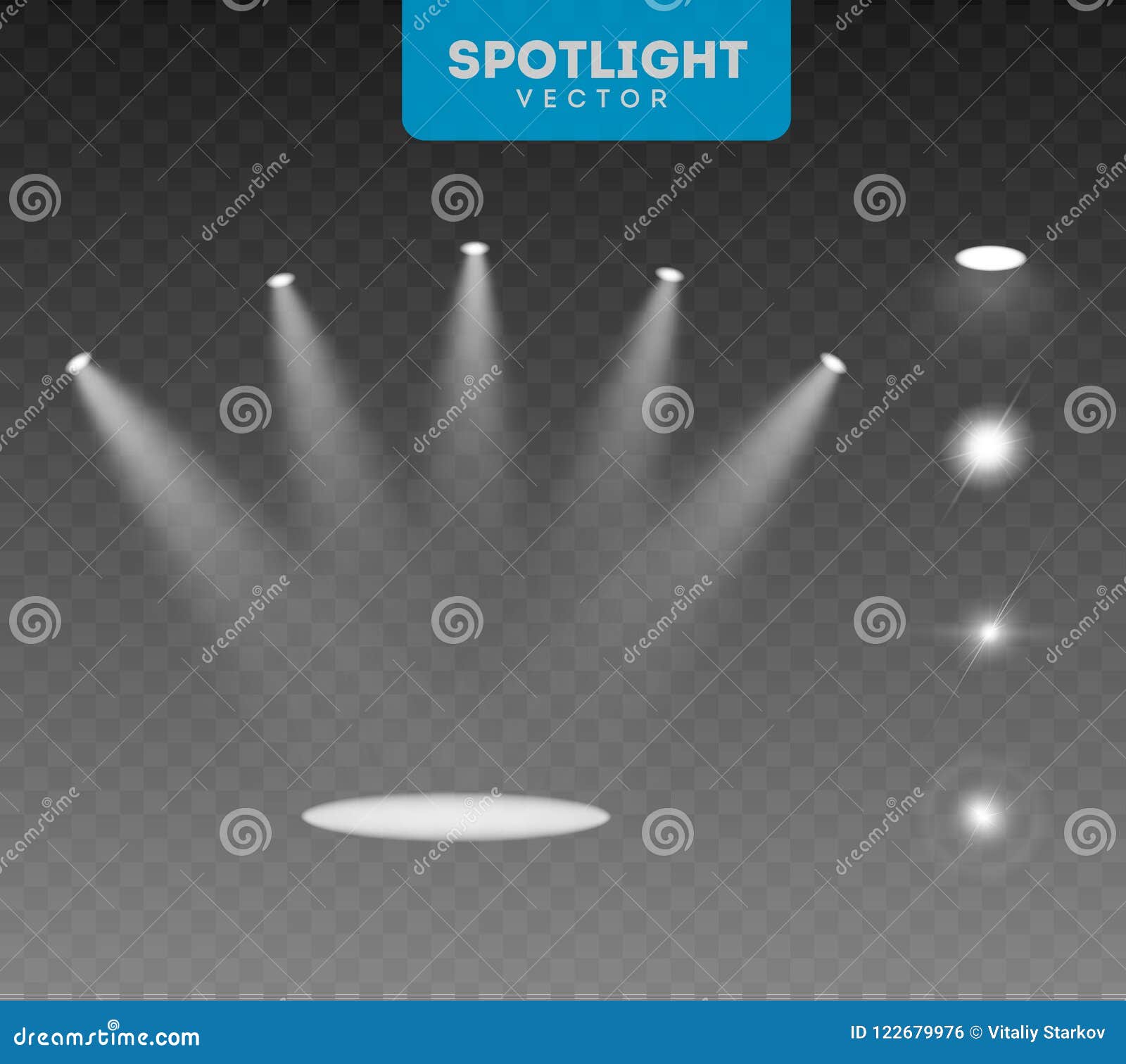 Vector Spotlight. Light Effect. Eps 10 Stock Vector - Illustration of ...