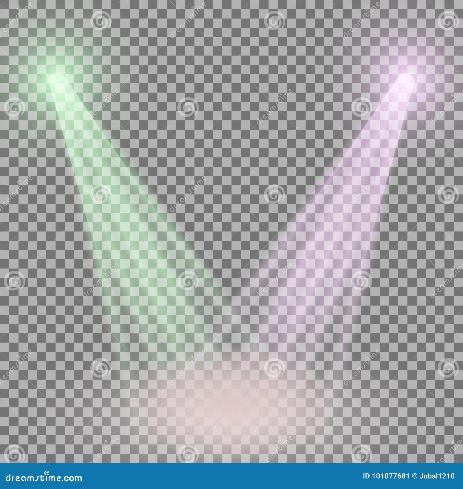 Vector Spotlight, Light Effect Stock Vector - Illustration of black ...