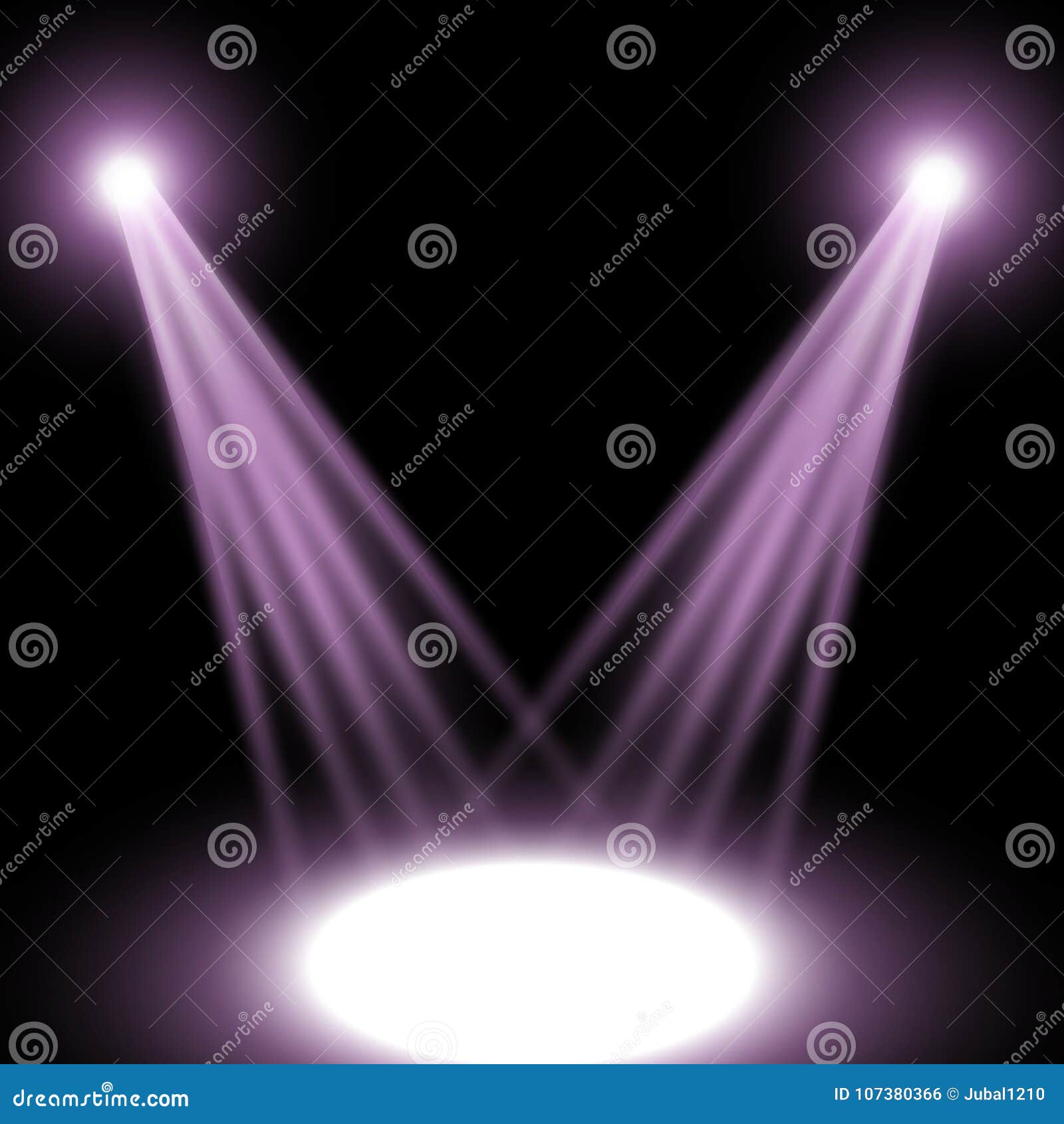 Vector Spotlight, Light Effect, Purple Color Stock Vector ...
