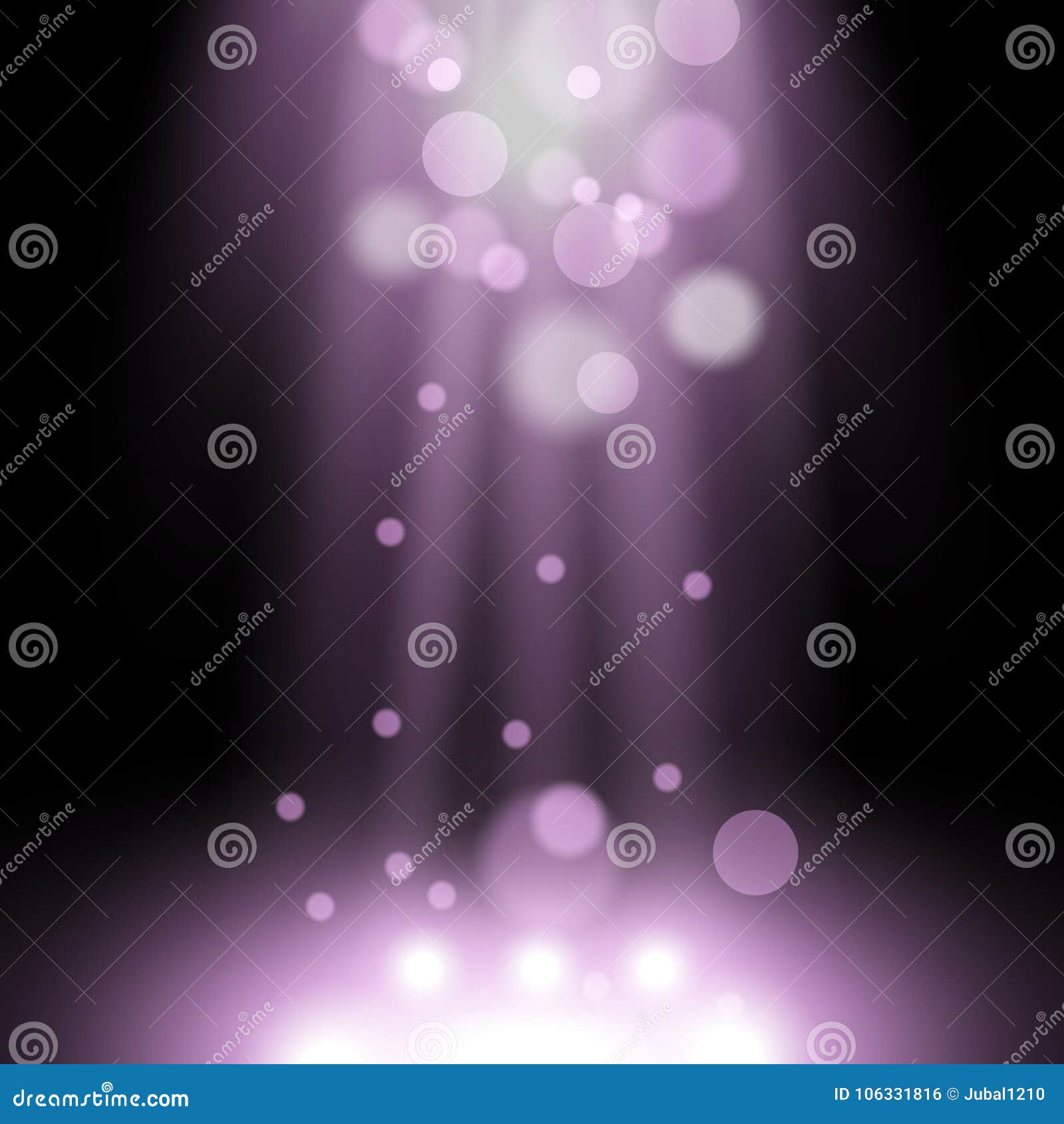Vector Spotlight. Light Effect with Sparks, Purple Color Stock Vector ...