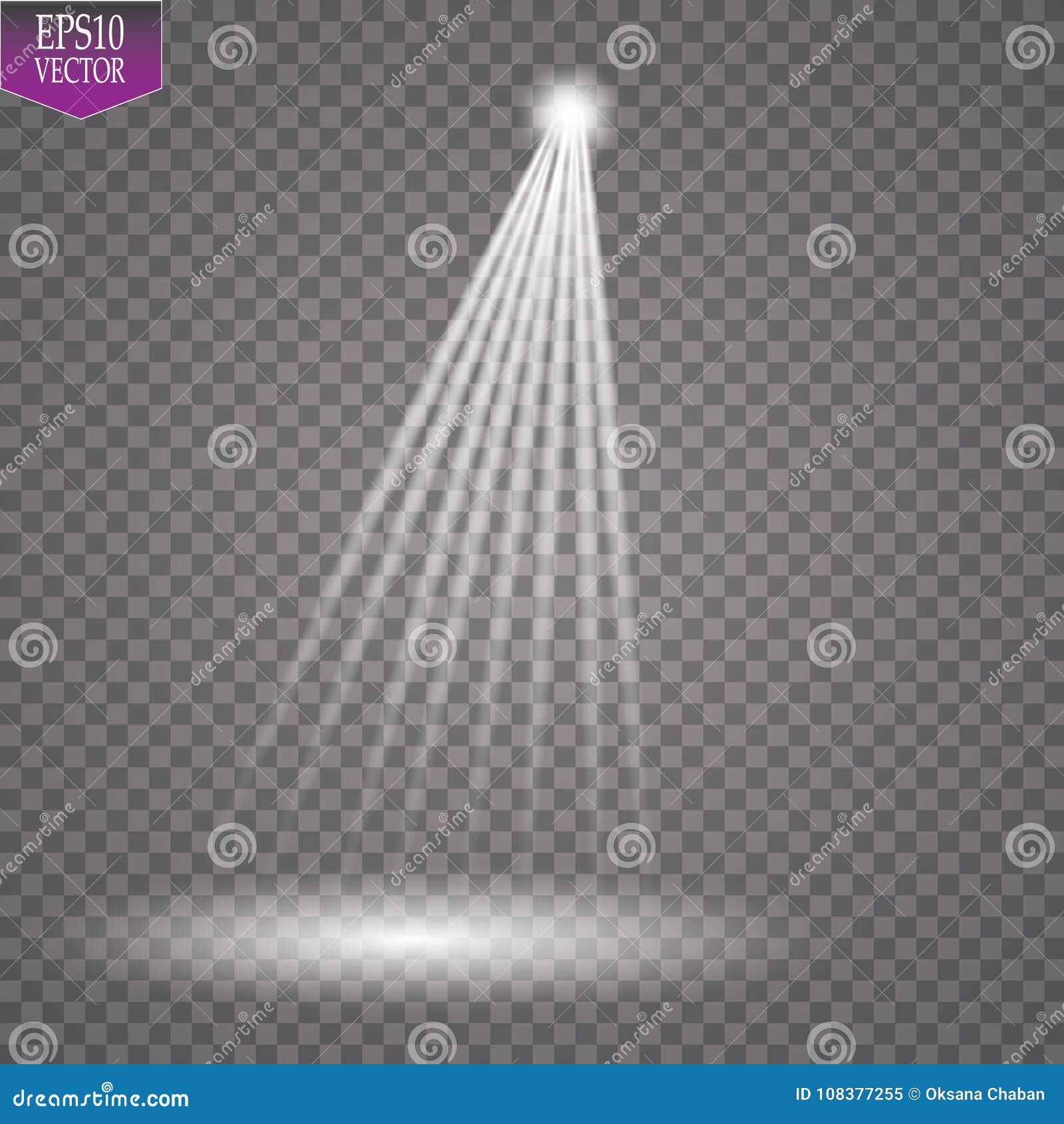 Vector Spotlight. Light Effect Stock Vector - Illustration of modern ...