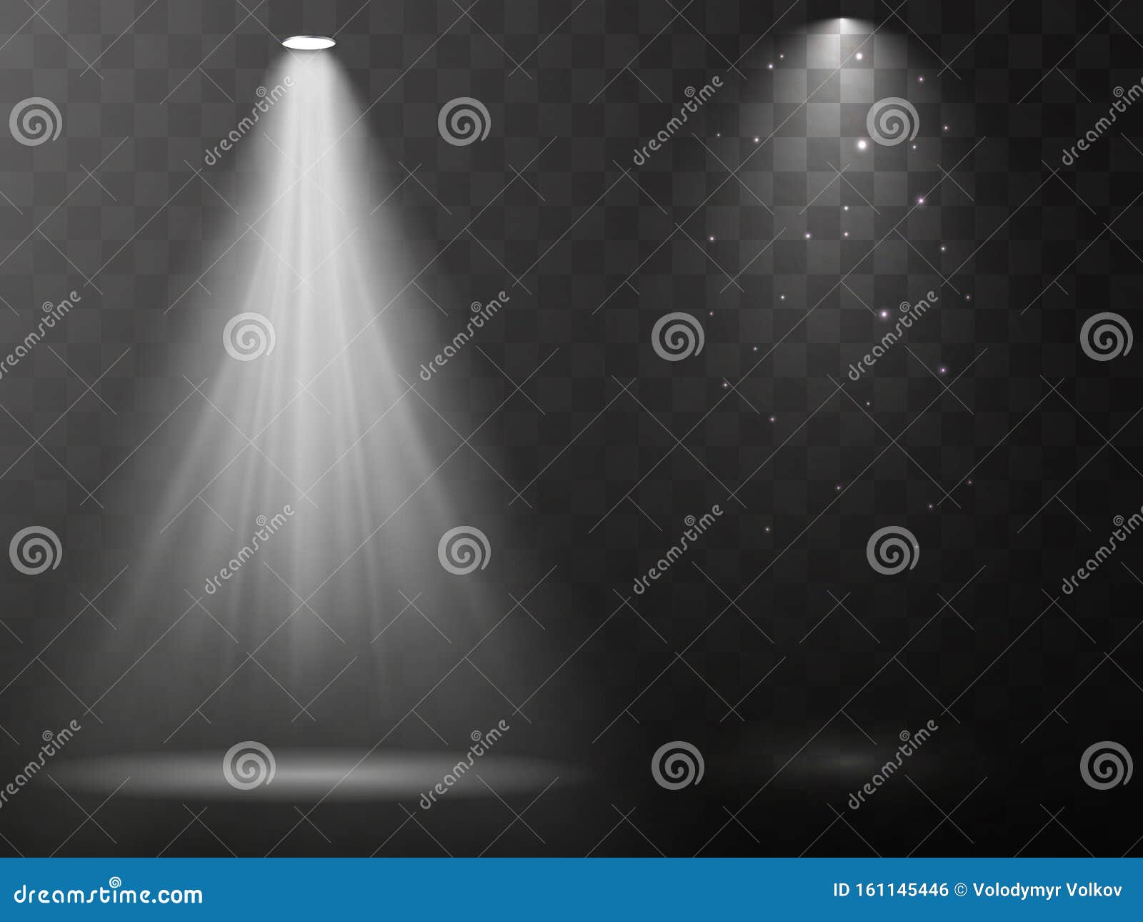 Vector Spotlights. Scene stock vector. Illustration of abstract - 161145446