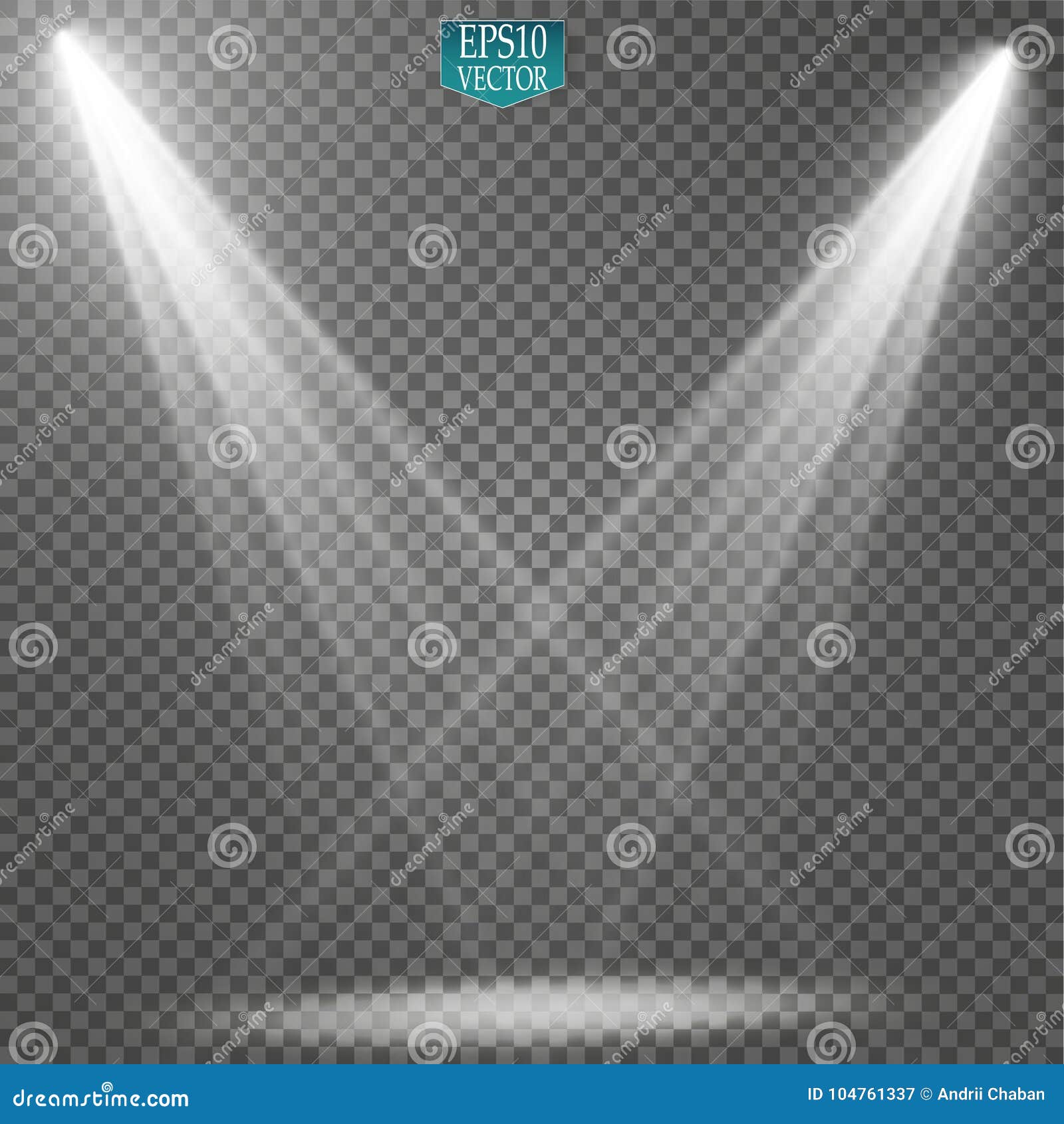 Vector Spotlights. Scene. Light Effects. Stock Vector - Illustration of ...