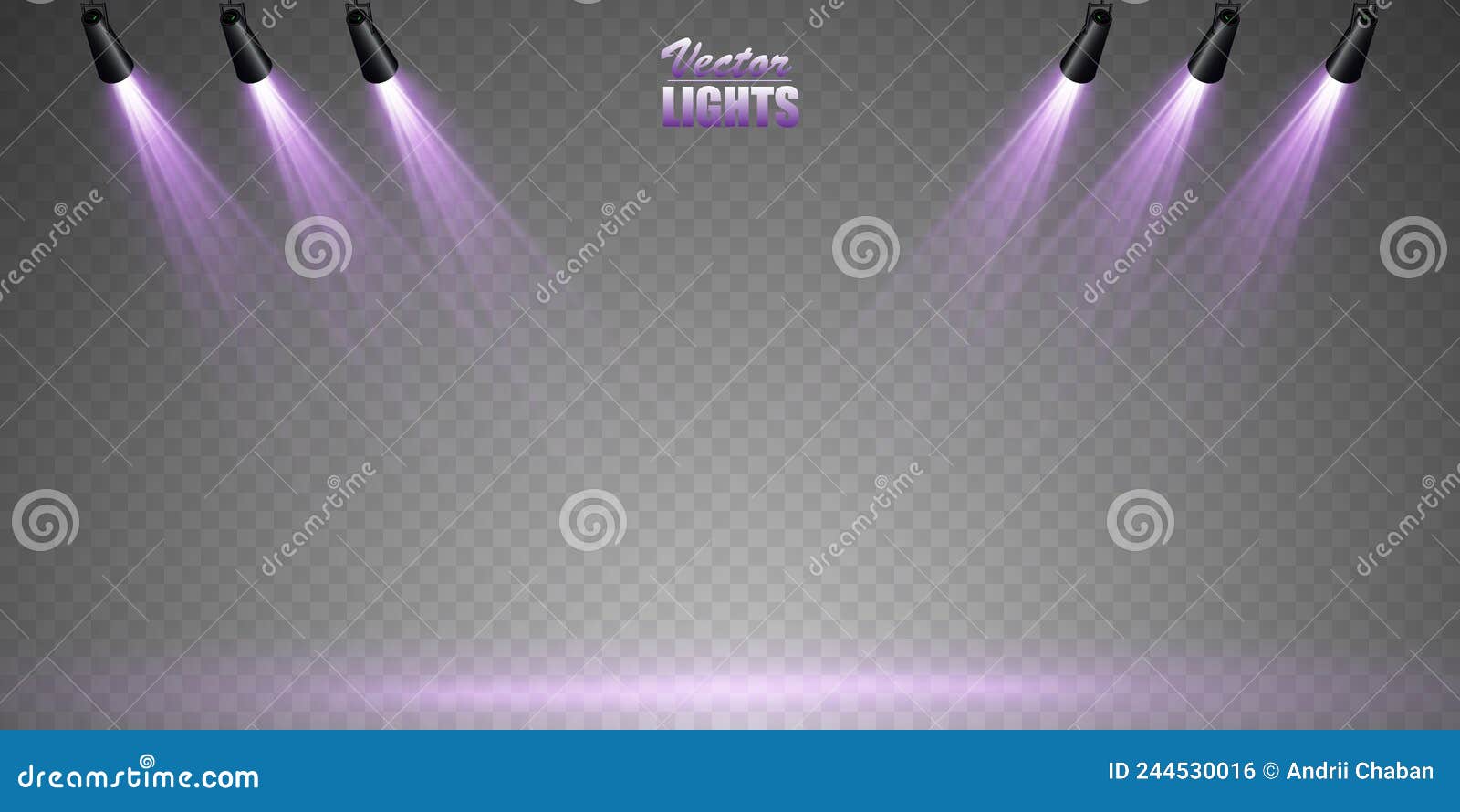 Vector Spotlights. Scene. Light Effects. Glow Light Effect. Vector ...