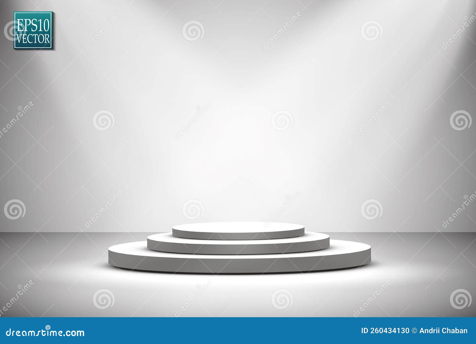 Vector Spotlights. Scene. Light Effects Podium. Light Stock Vector ...