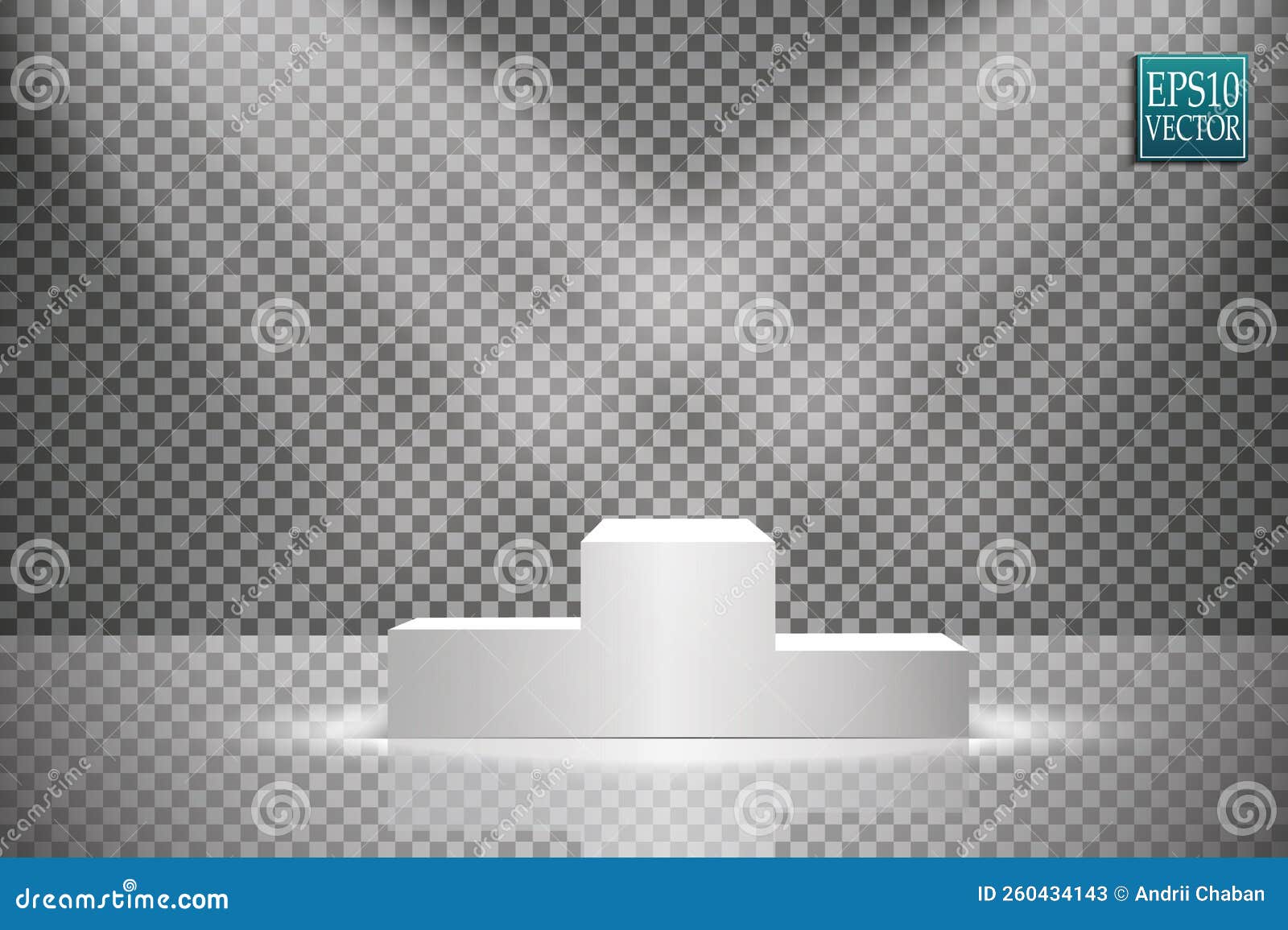 Vector Spotlights. Scene. Light Effects Podium. Light Stock Vector ...