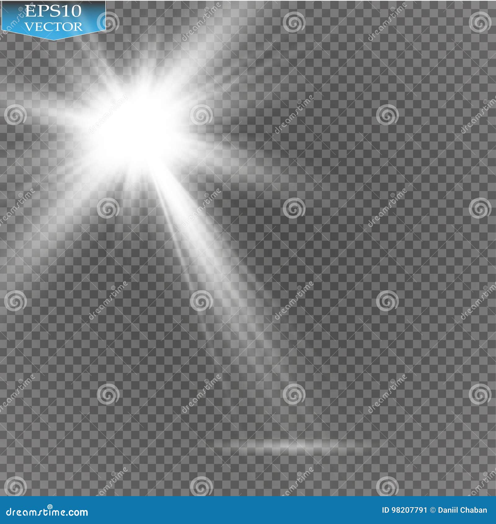 Vector Spotlights. Scene. Light Effects.Vector Transparent Sunlight ...