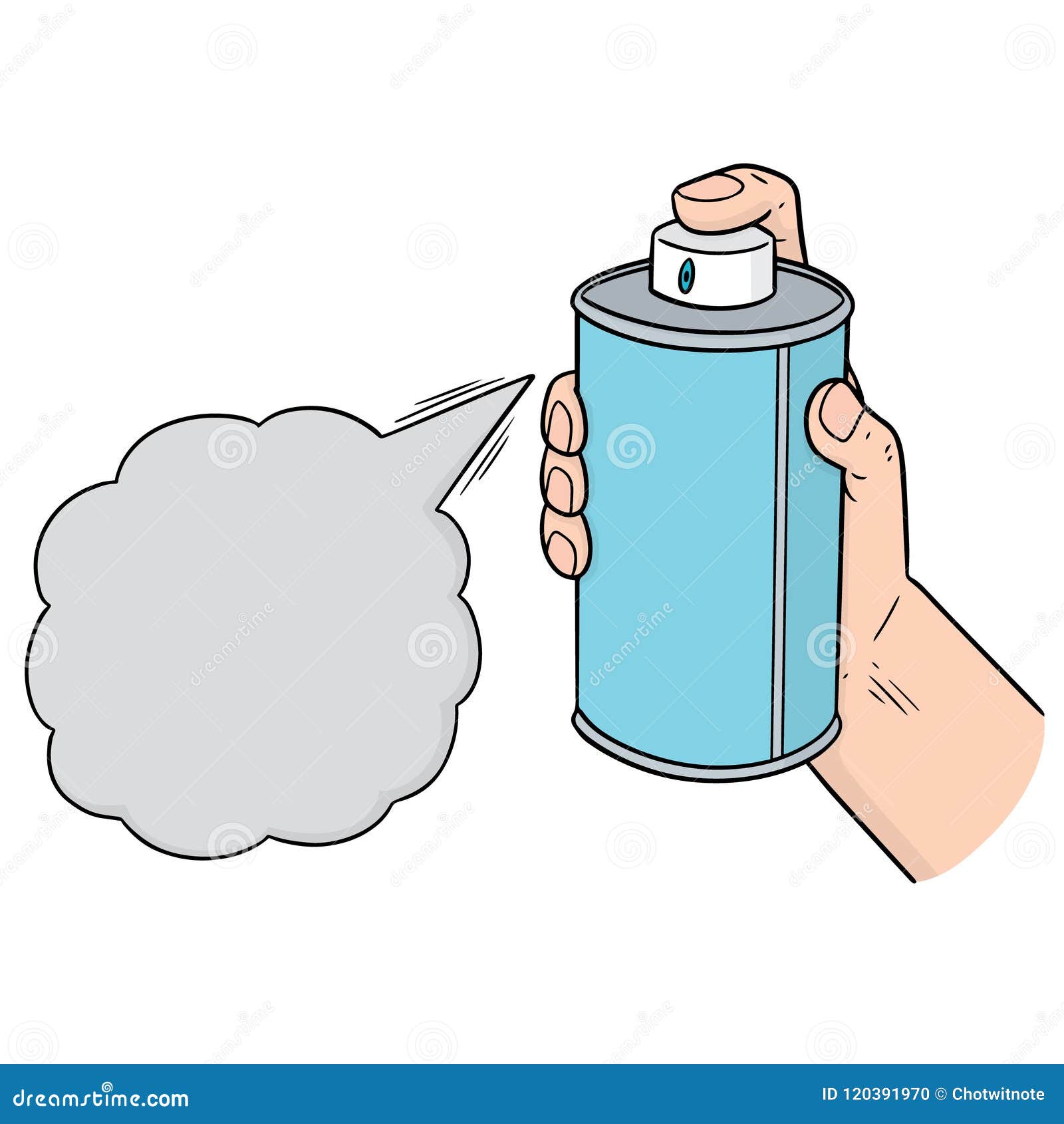 Vector of spray can stock vector. Illustration of graphic - 120391970