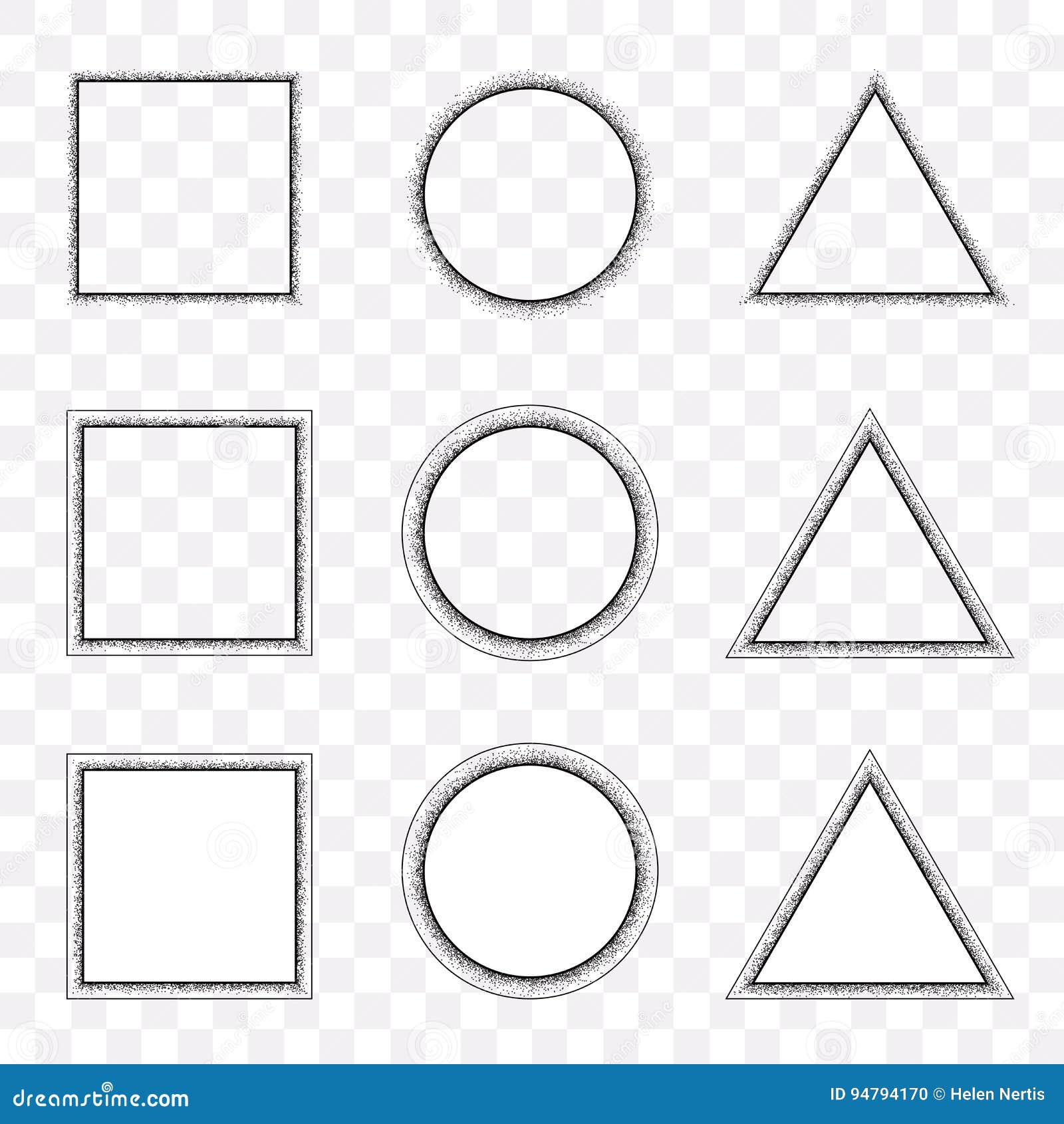 Vector Spray Effect Shapes. Stock Vector - Illustration of debris, grunge: 94794170