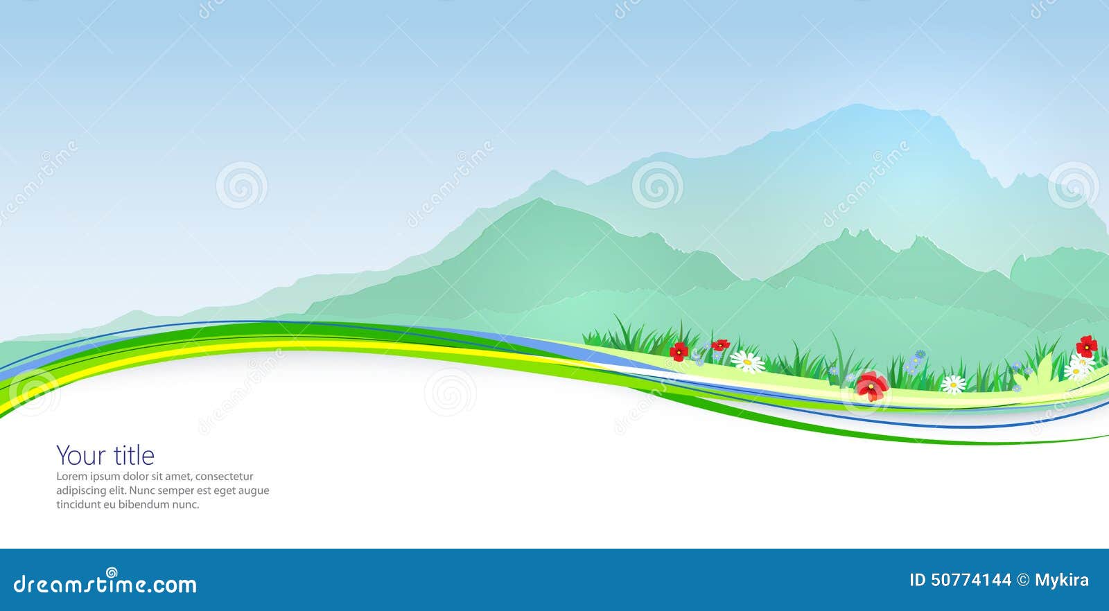 Banner Mont Blanc Map Area Surrounded Cold, Snow Vector Illustration ...