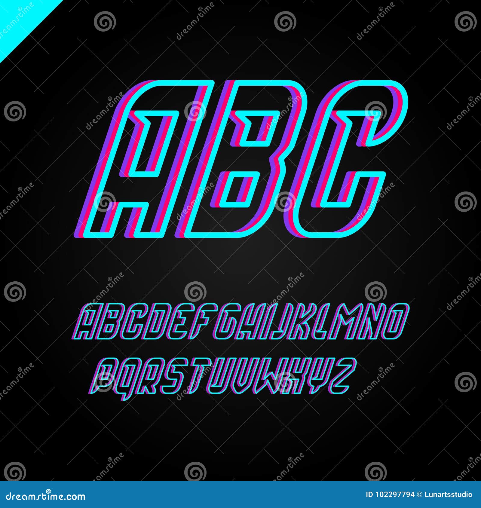 Vector Square Alphabet Simple Sport Font and Letter Set Stock Vector ...