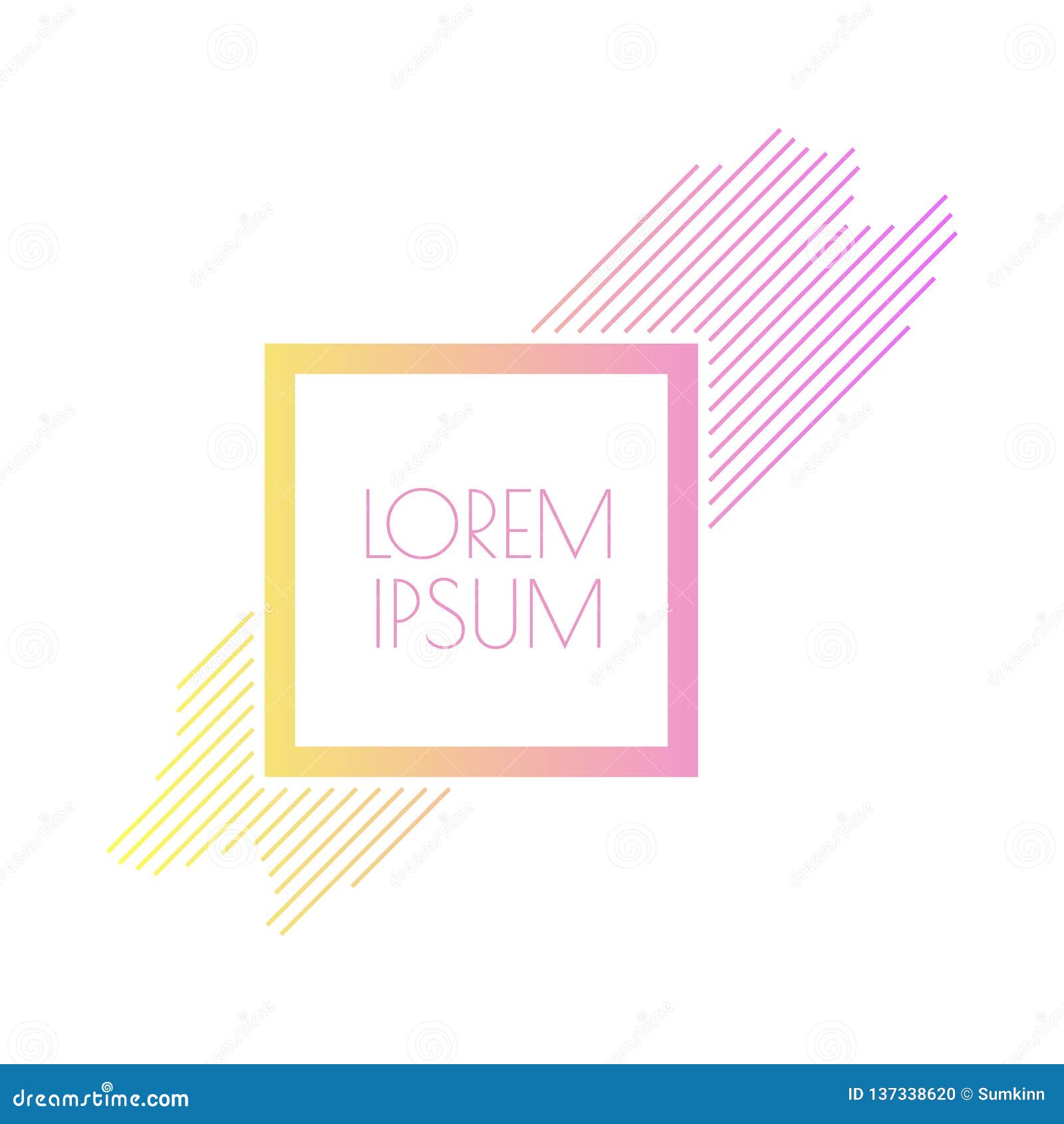 Vector square banner. stock vector. Illustration of design - 137338620