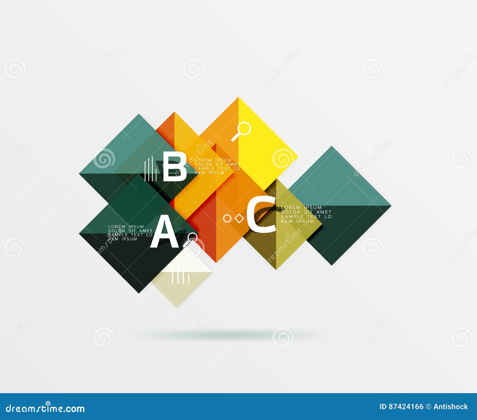 Vector square banner stock illustration. Illustration of abstract ...
