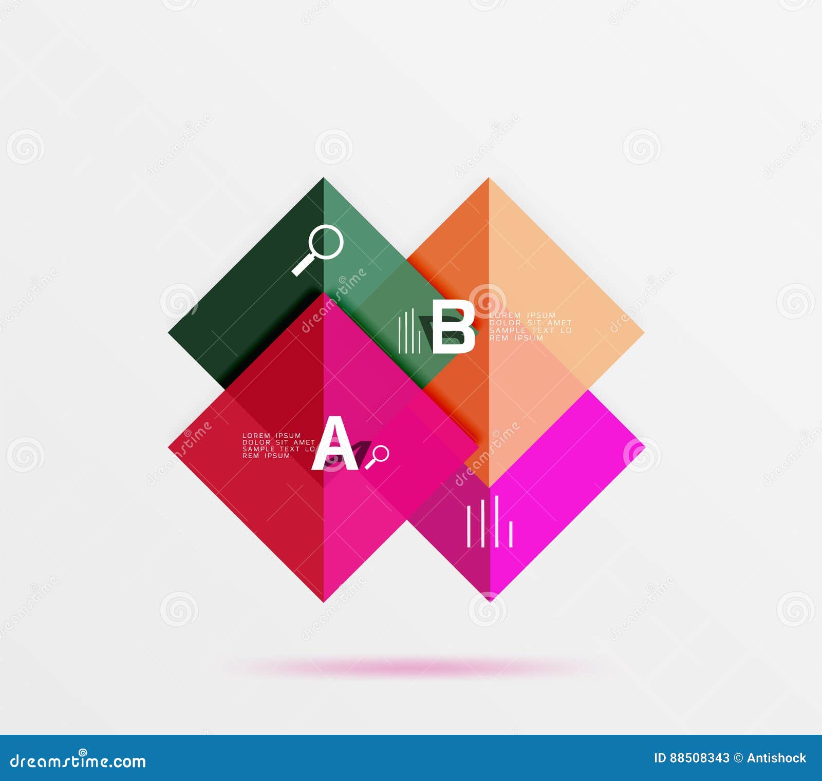 Vector square banner stock illustration. Illustration of abstract ...