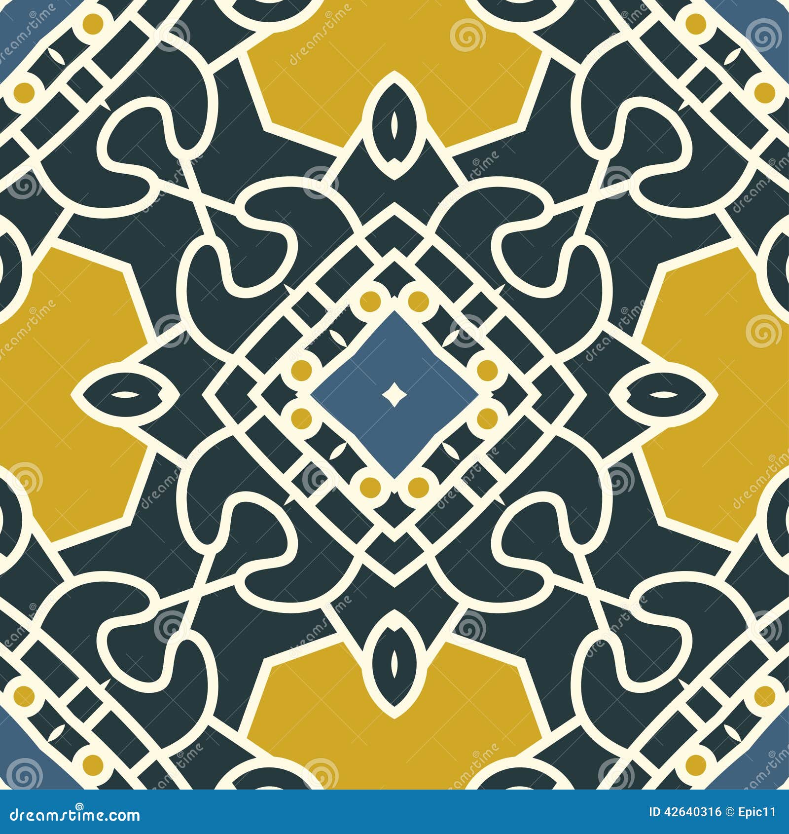 Vector Square Decorative Design Element Stock Vector - Illustration of ...