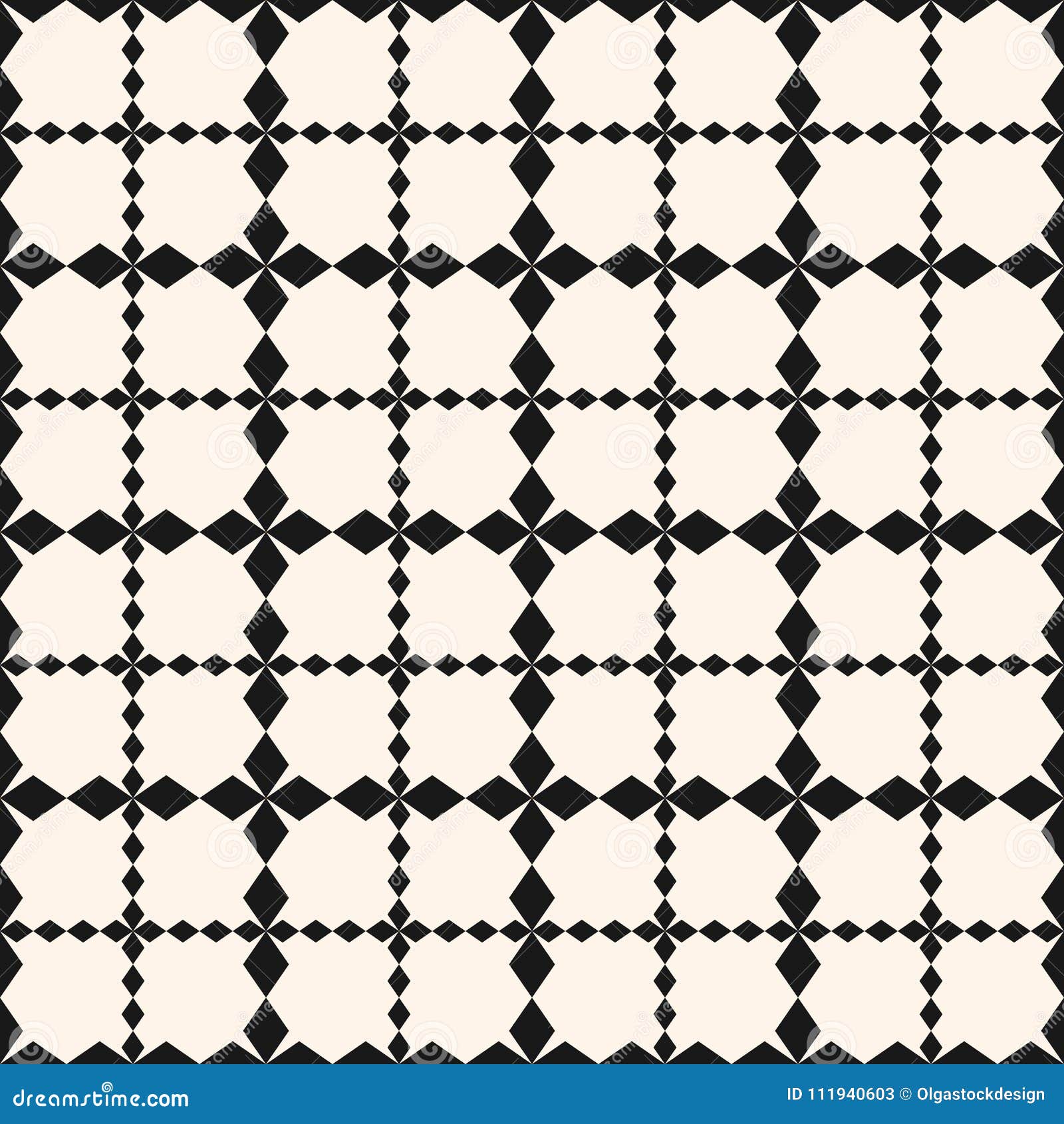 Vector Square Grid Texture. Abstract Geometric Seamless Pattern Stock ...