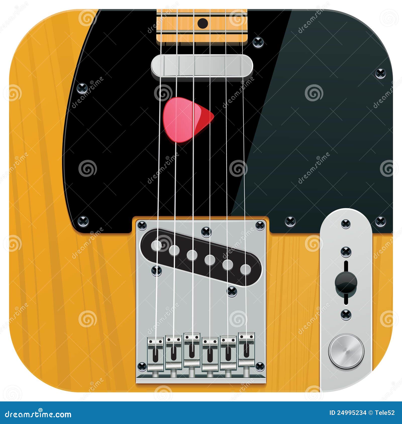 Square Guitar And Angklung Continuous Line Musical Instruments All In ...