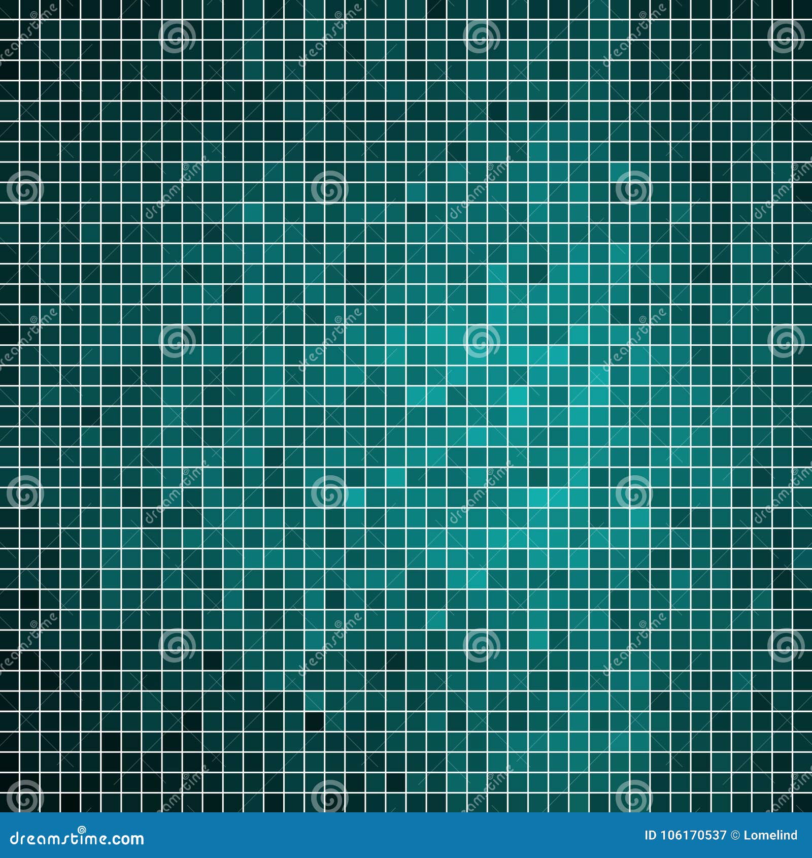 Vector Square Pixel Mosaic Background Stock Illustration - Illustration ...