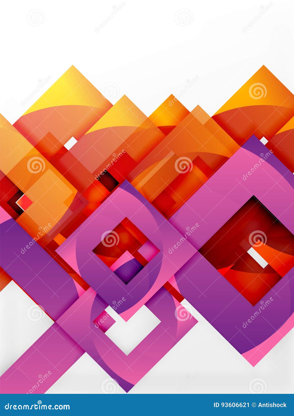 Vector Square Template Background Stock Vector - Illustration of ...