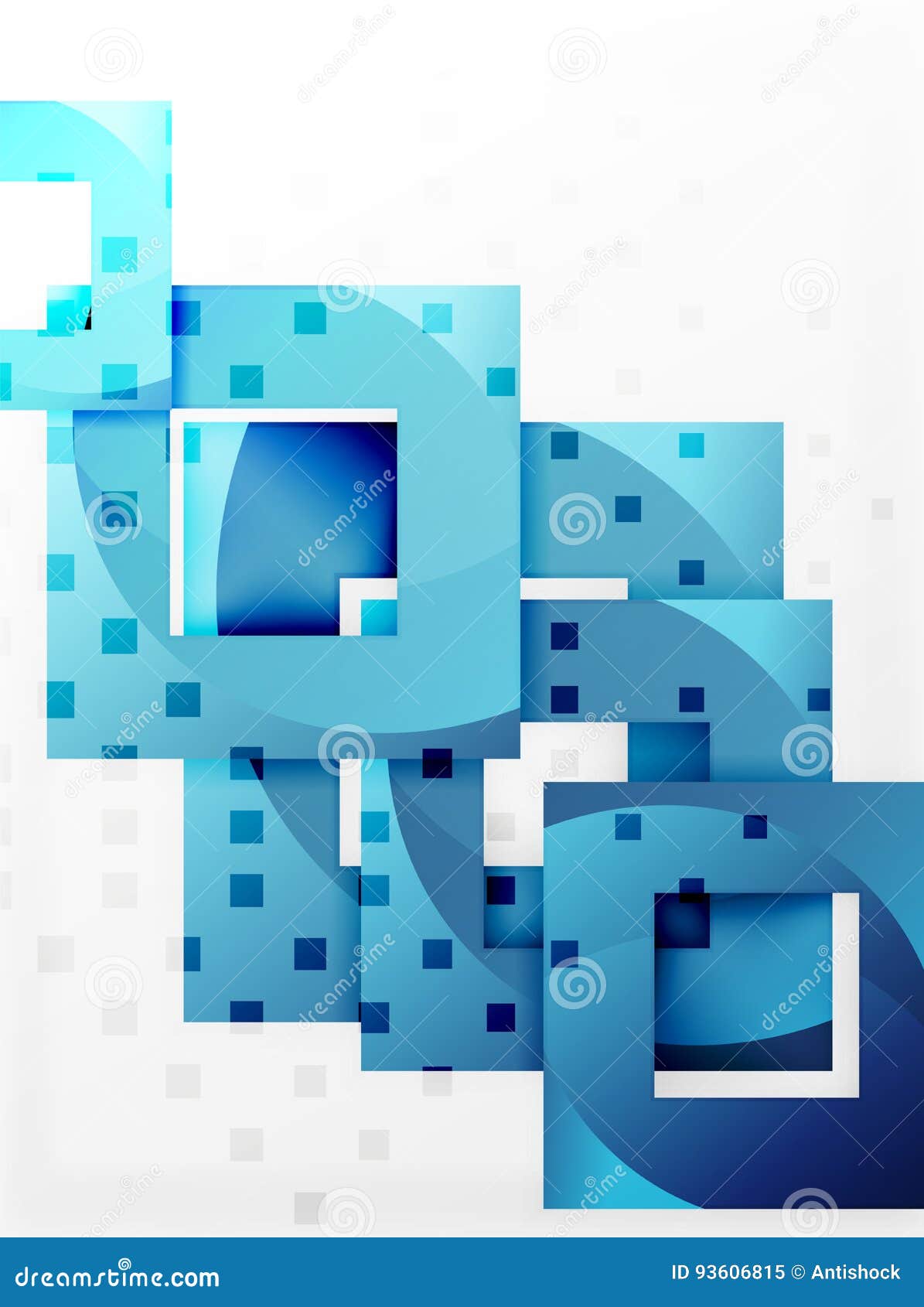 Vector Square Template Background Stock Vector - Illustration of ...