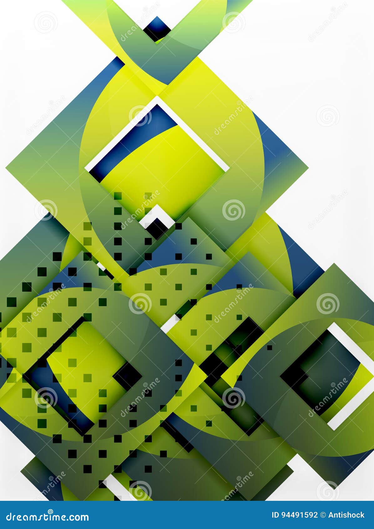 Vector Square Template Background Stock Vector - Illustration of ...