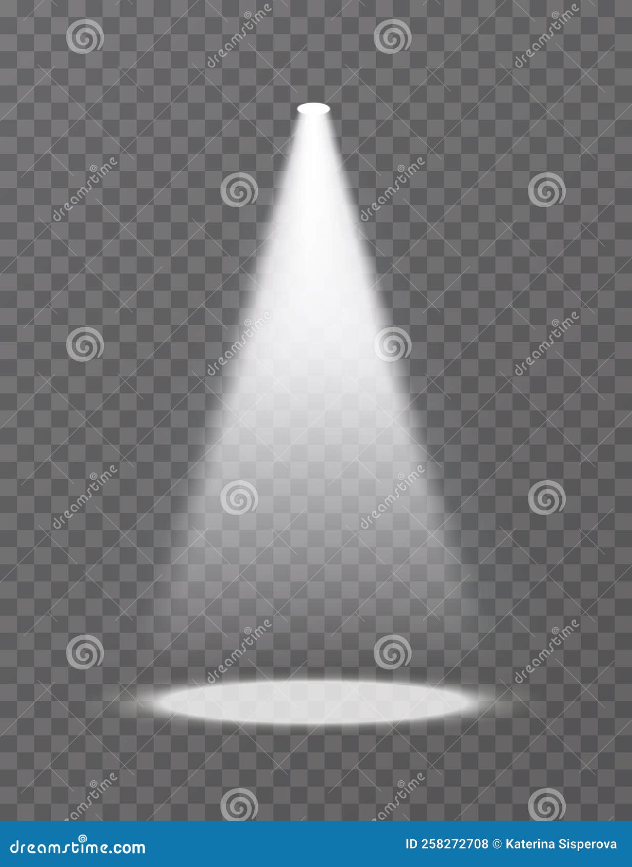 Vector Stage Spotlight Effect On Transparent Background ...