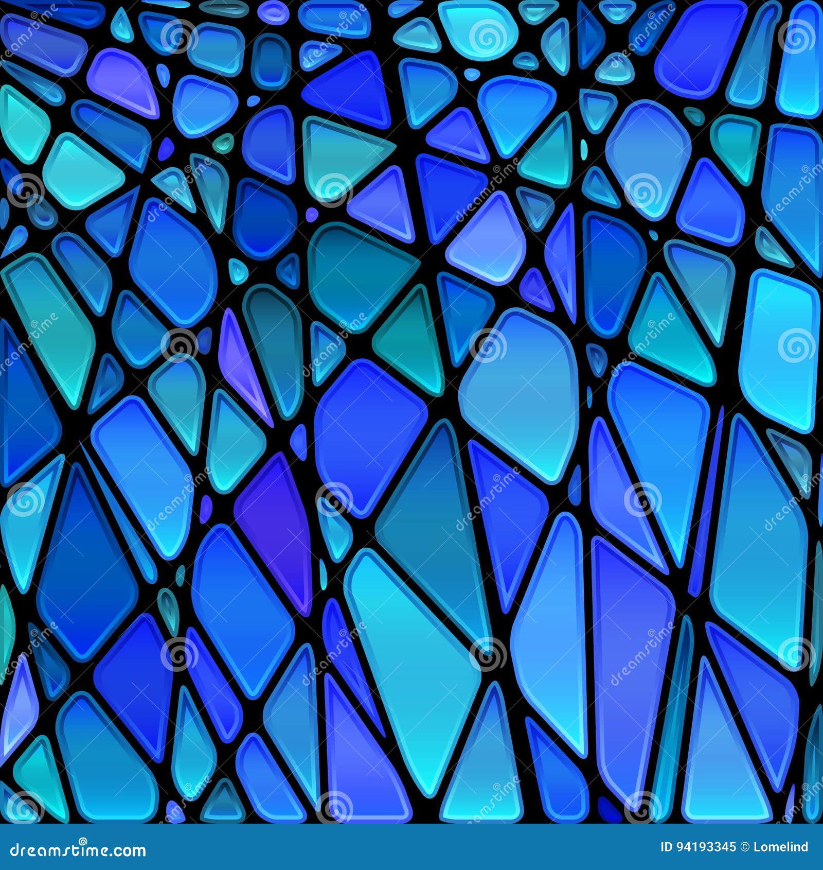 Vector Stained-glass Mosaic Background Stock Illustration ...