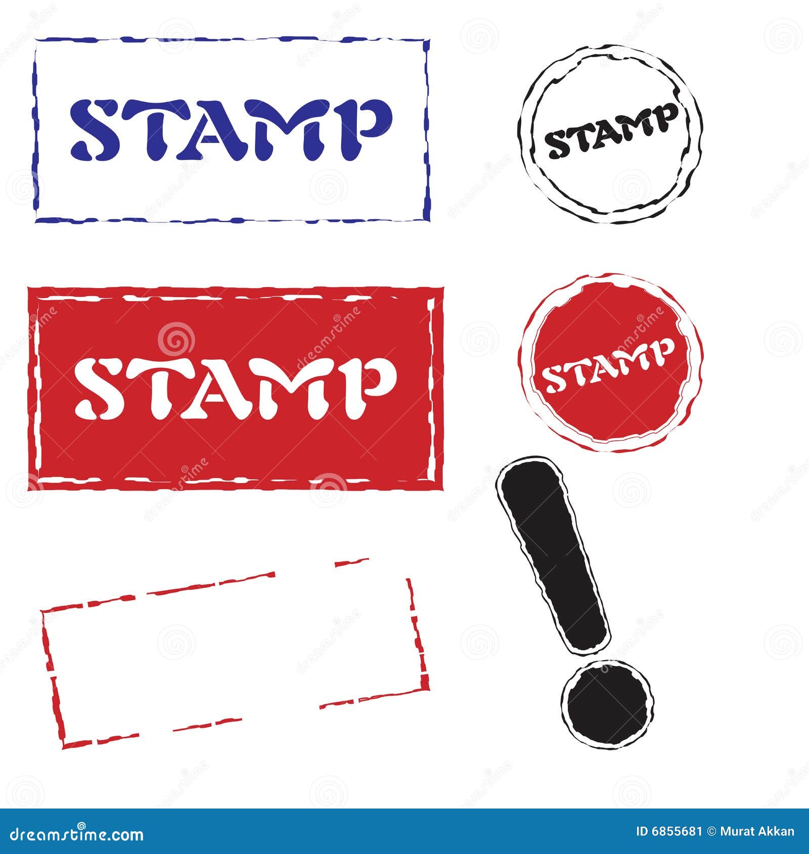Vector stamp stock vector. Illustration of outline, kind - 6855681