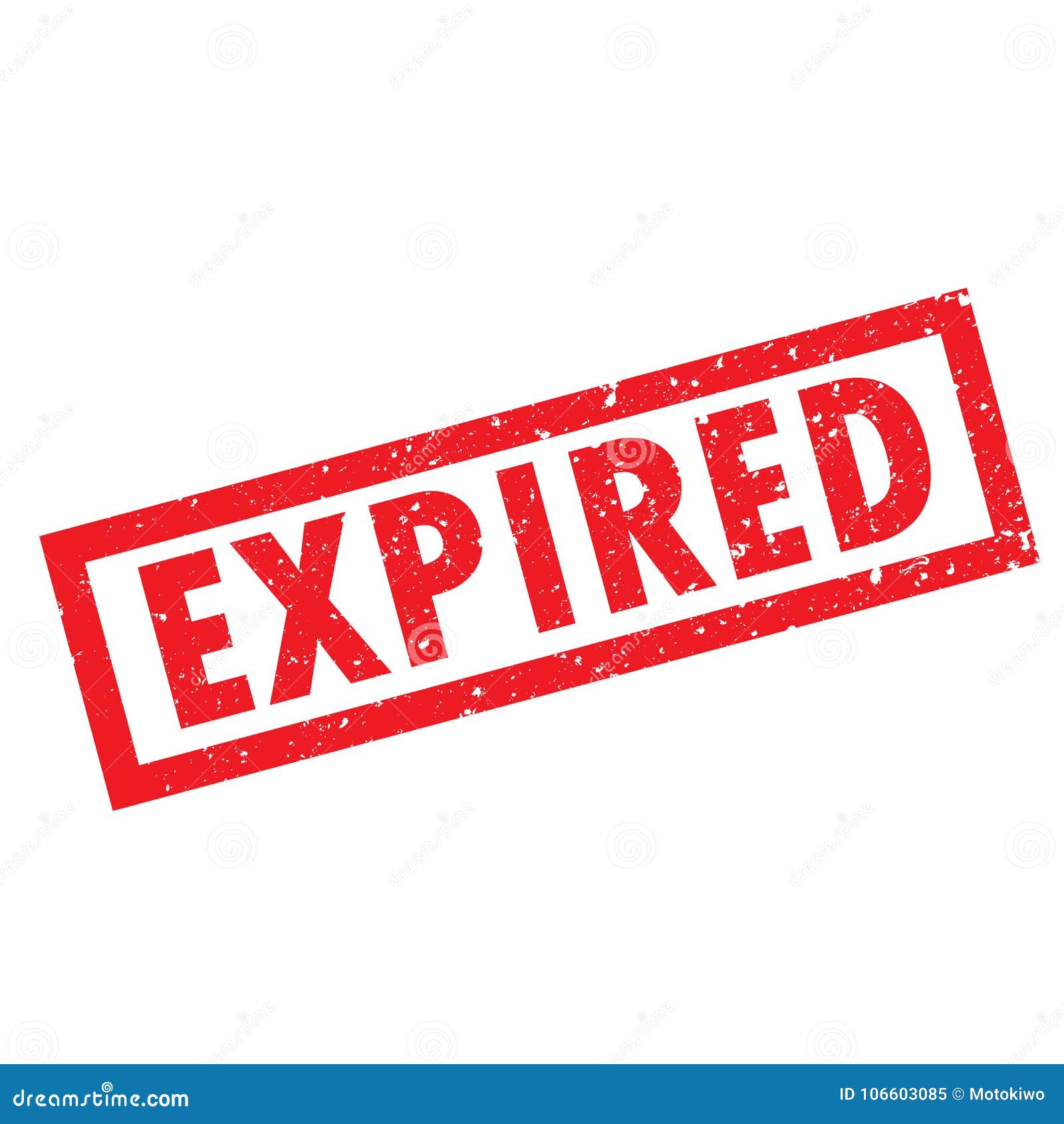 Expired Grunge Stamp Design Element. Stock Vector - Illustration of ...