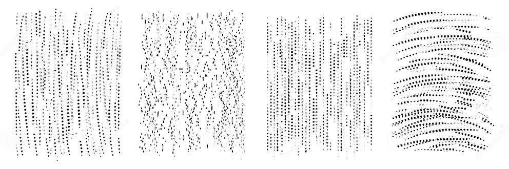 Vector Stamps of Black Ink. Vertical and Horizontal Lines Made O Stock ...