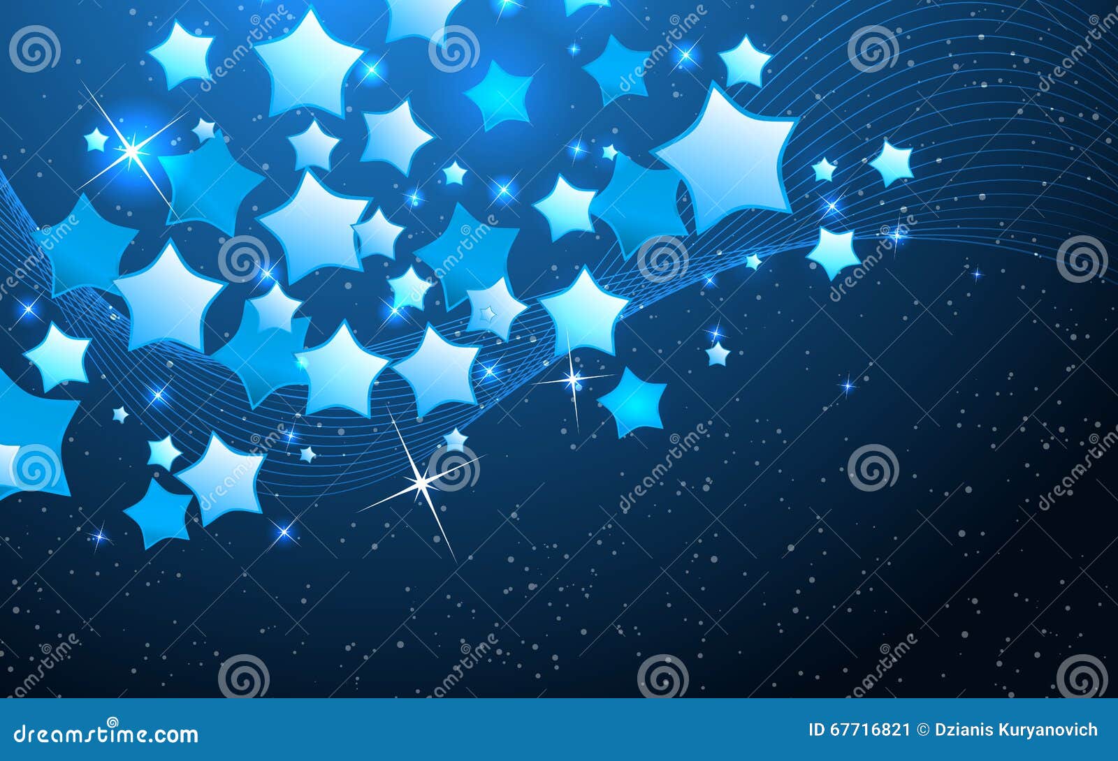 Vector Star Background Design Stock Vector - Illustration of blurred ...