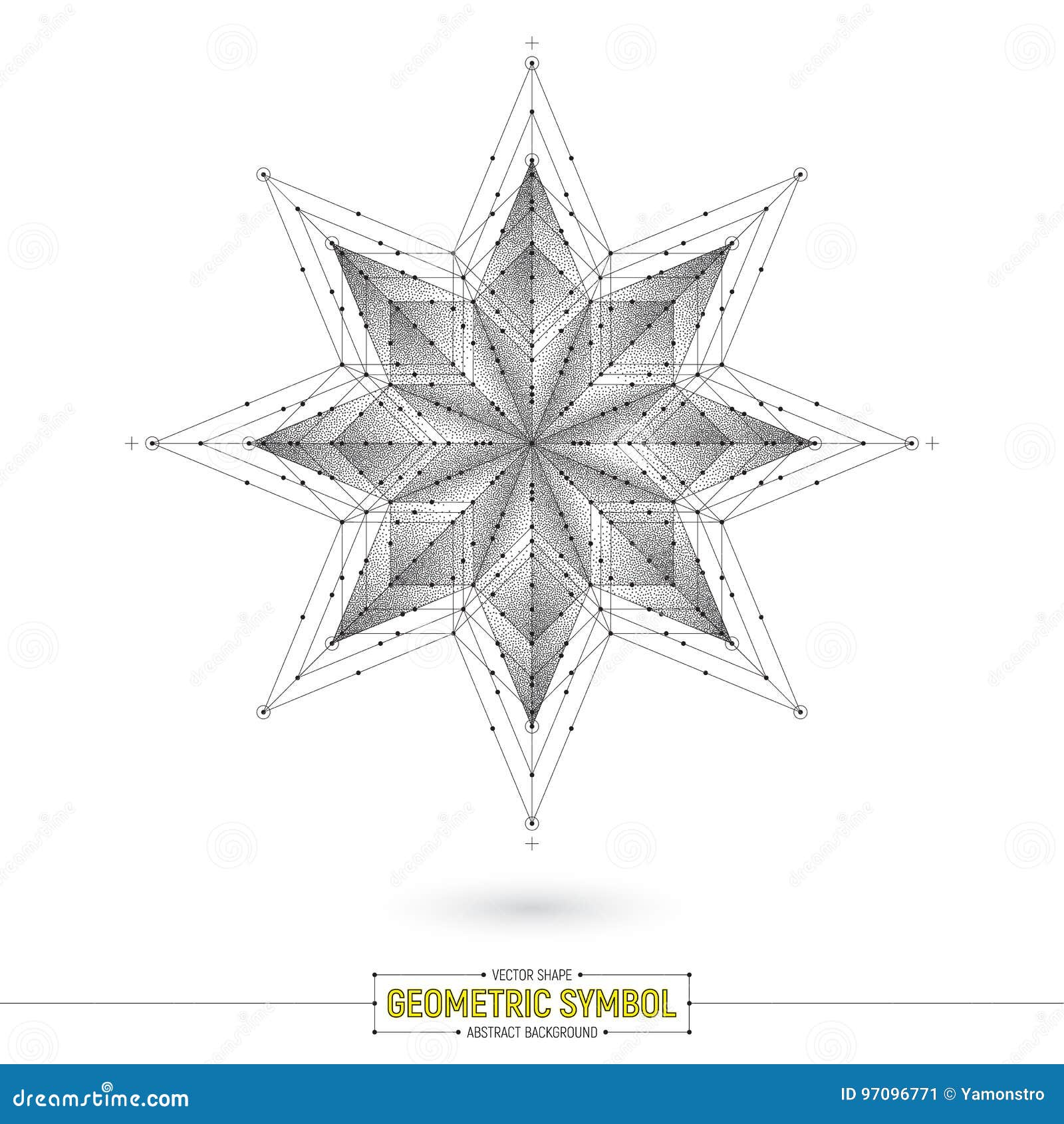 Vector Star Geometric Symbol Art Illustration Stock Vector ...