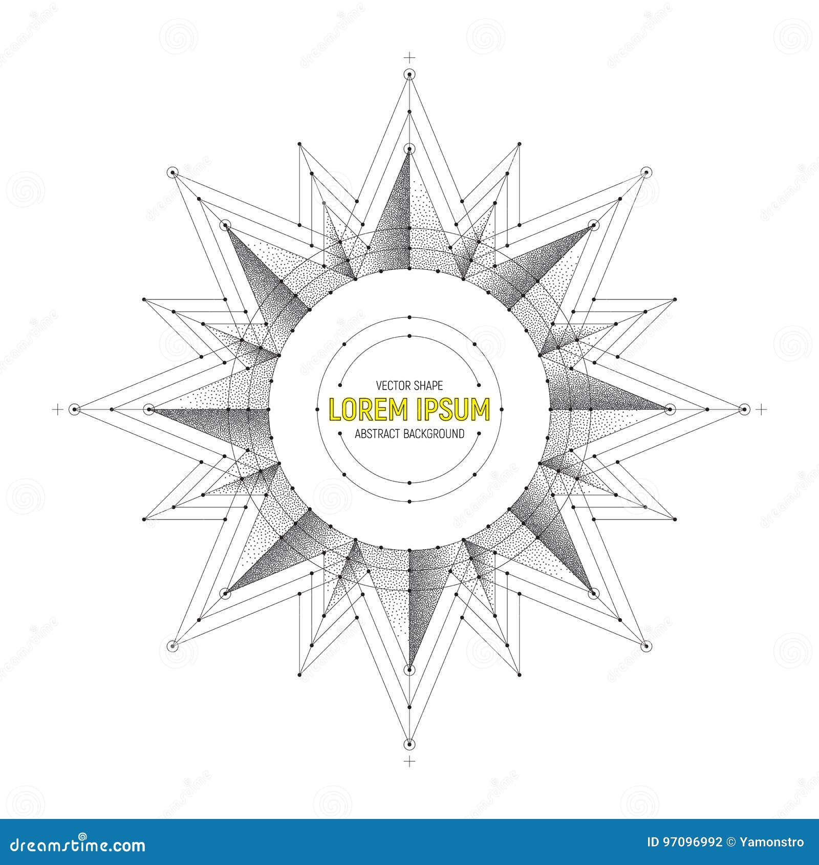 Vector Star Geometric Symbol Art Illustration Stock Vector ...