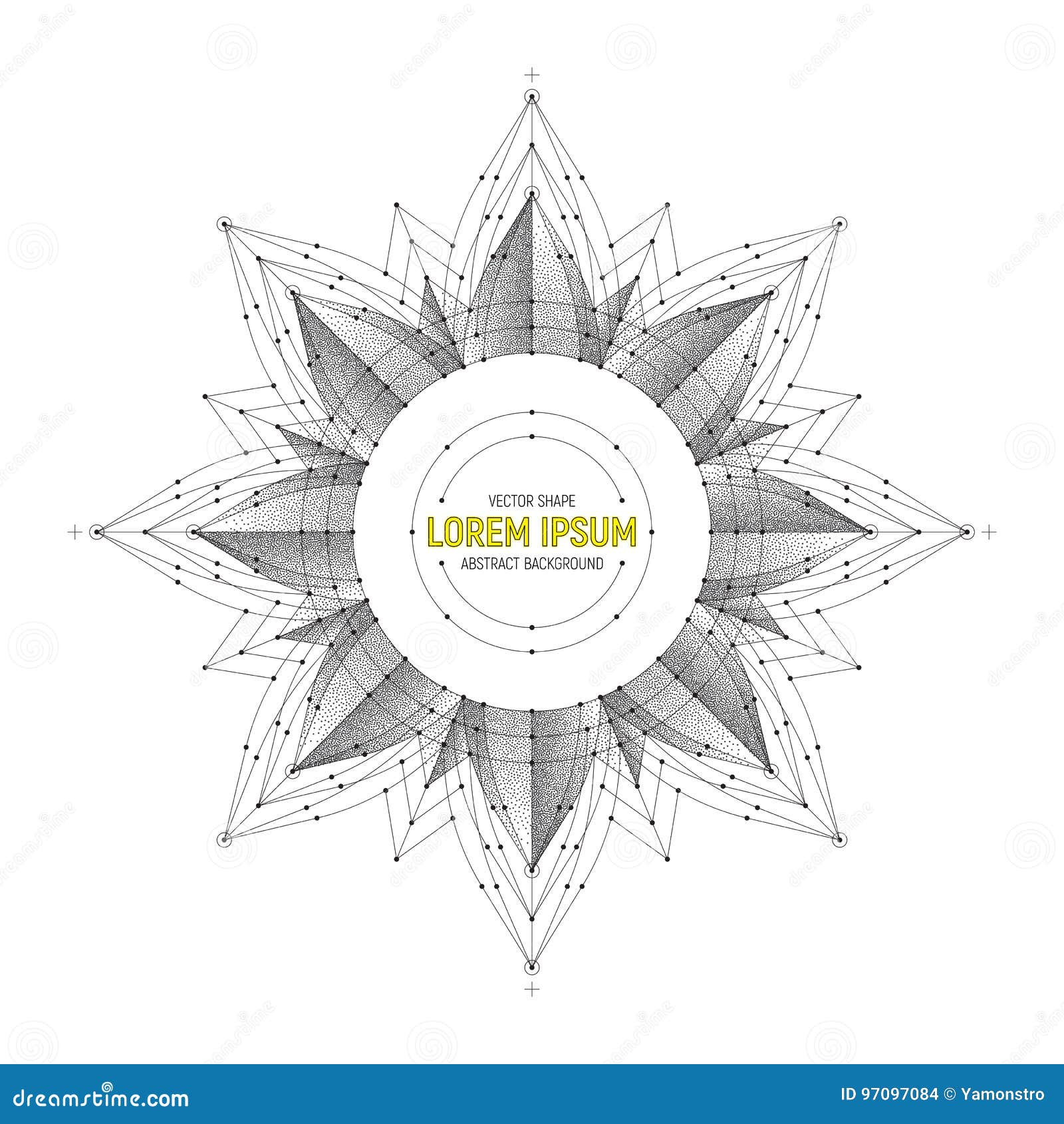 Vector Star Geometric Symbol Art Illustration Stock Vector ...