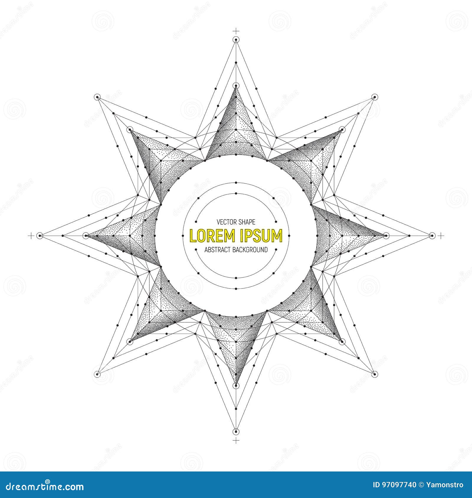 Vector Star Geometric Symbol Art Illustration Stock Vector ...